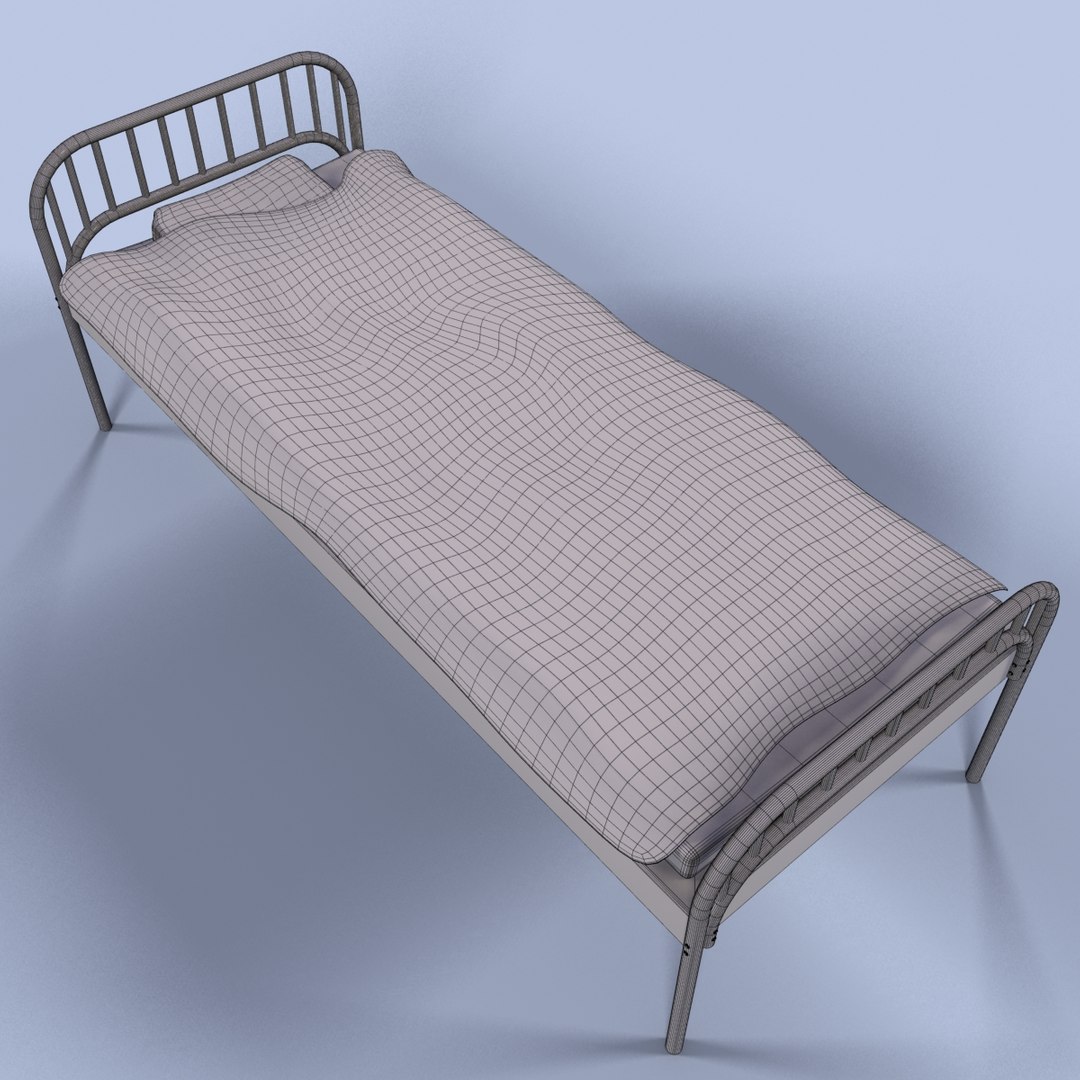 3ds Max Jail Bed