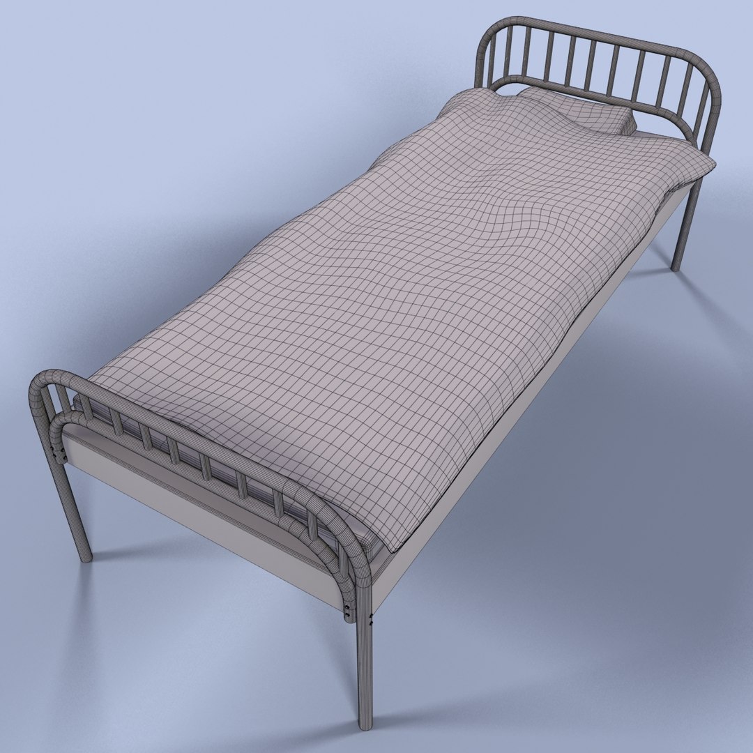 3ds Max Jail Bed