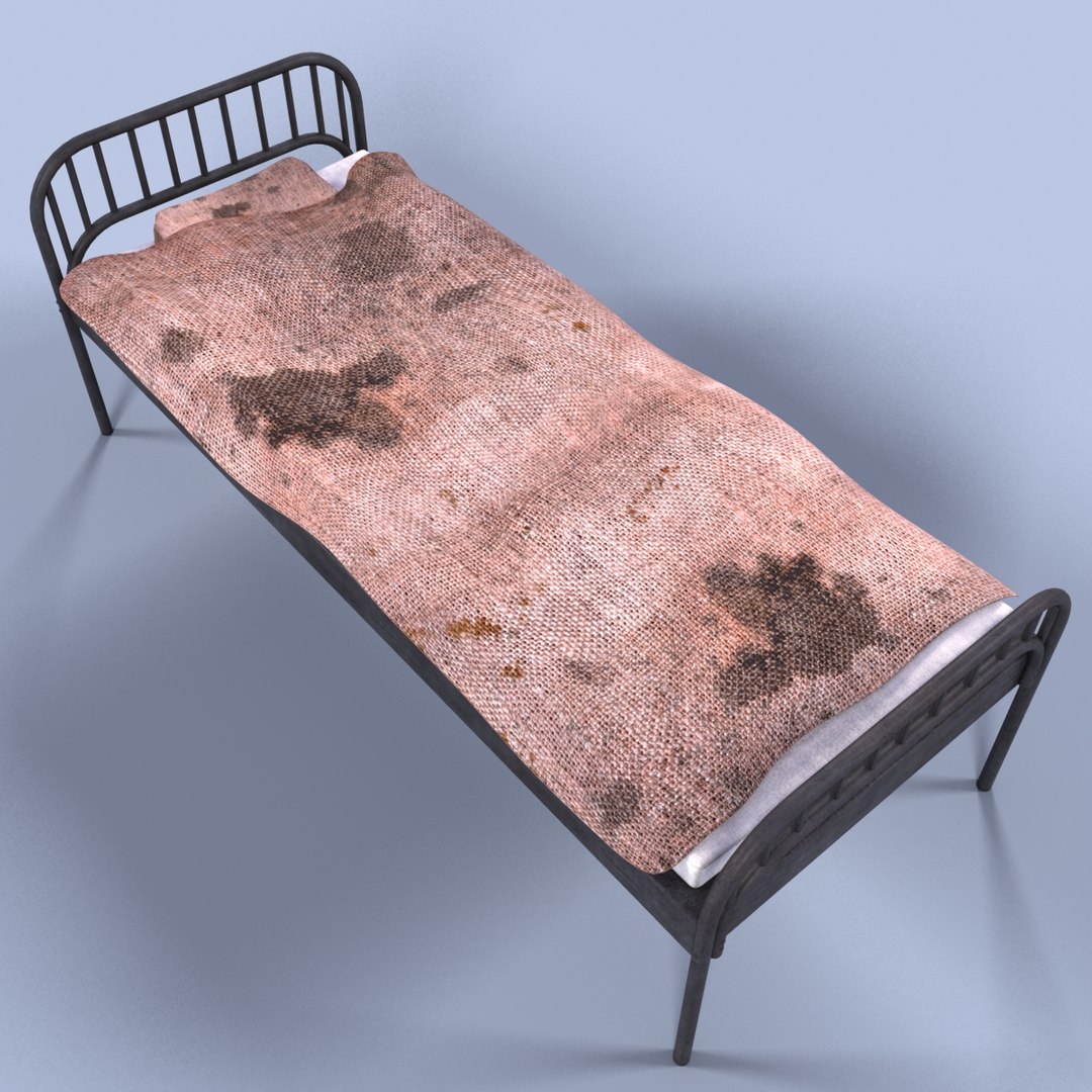 3ds Max Jail Bed