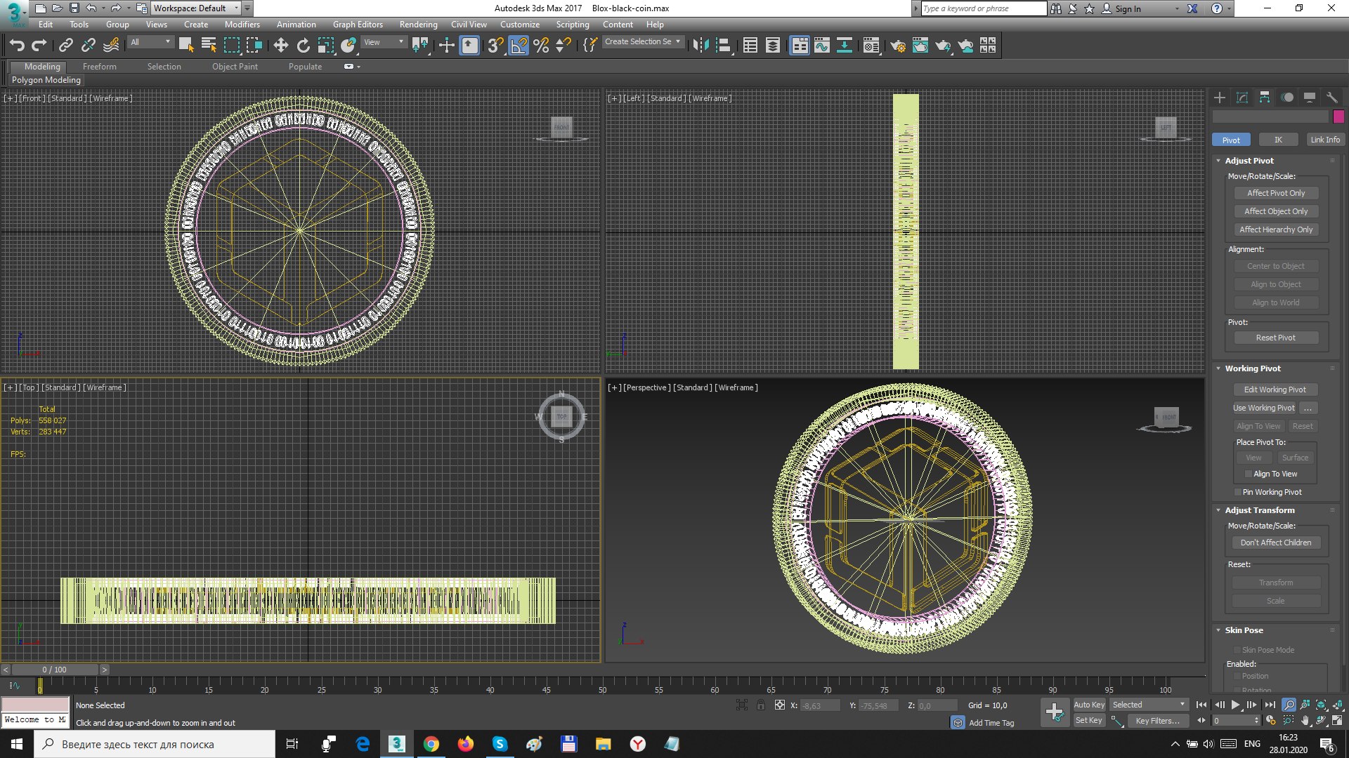 3D blox gold coin - TurboSquid 1493459