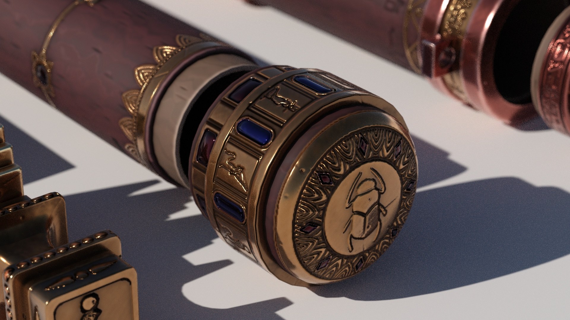 3D OB 02 Egyptian Necromancer Kit - Containers 02 Model - TurboSquid ...