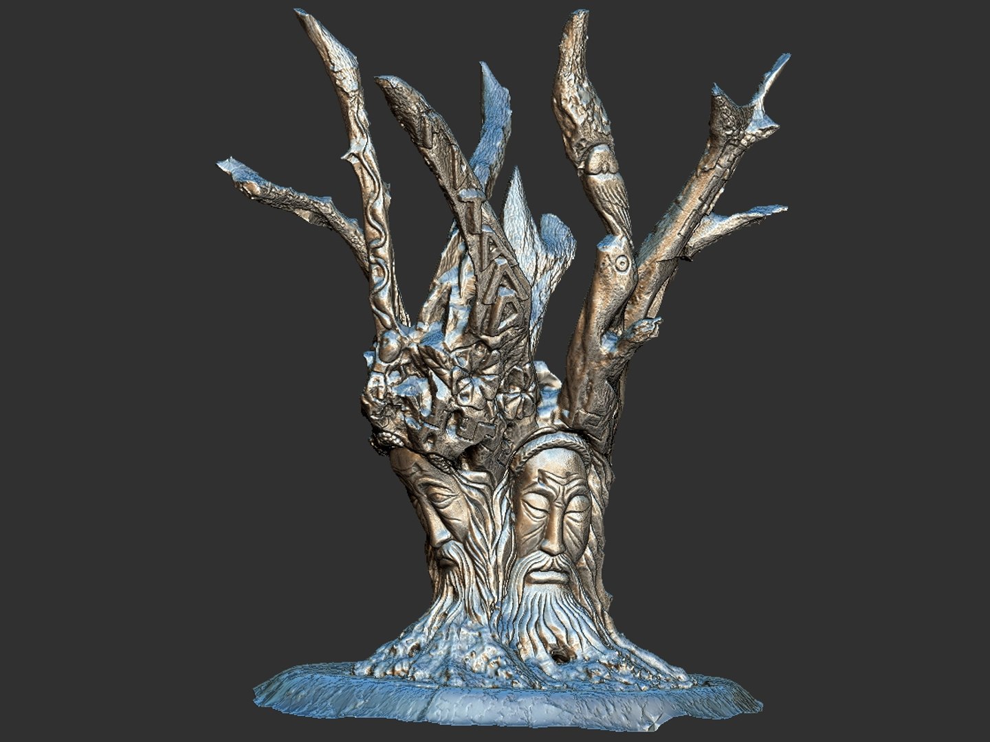 3D Model Mystical Tree Druid Forest - TurboSquid 2061938
