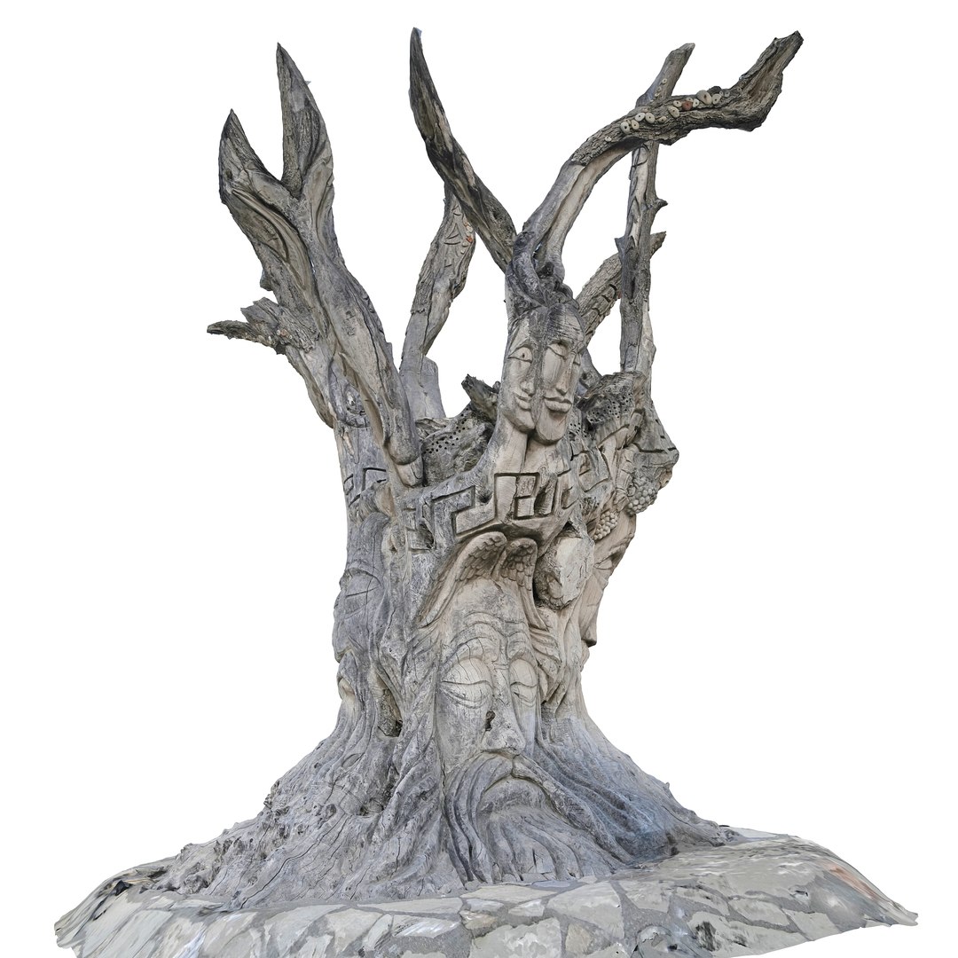 3D Model Mystical Tree Druid Forest - TurboSquid 2061938