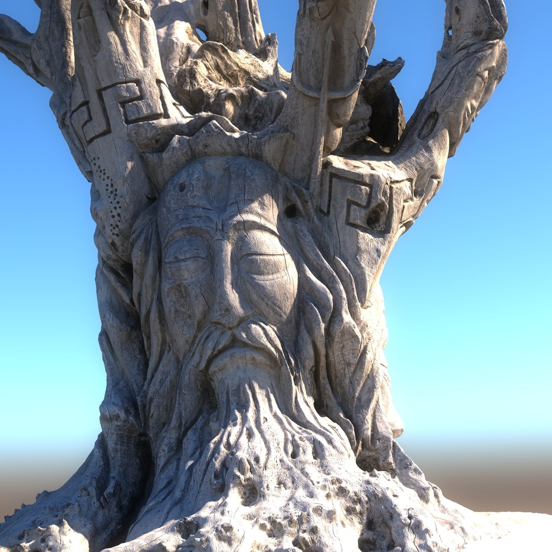 3D Model Mystical Tree Druid Forest - TurboSquid 2061938