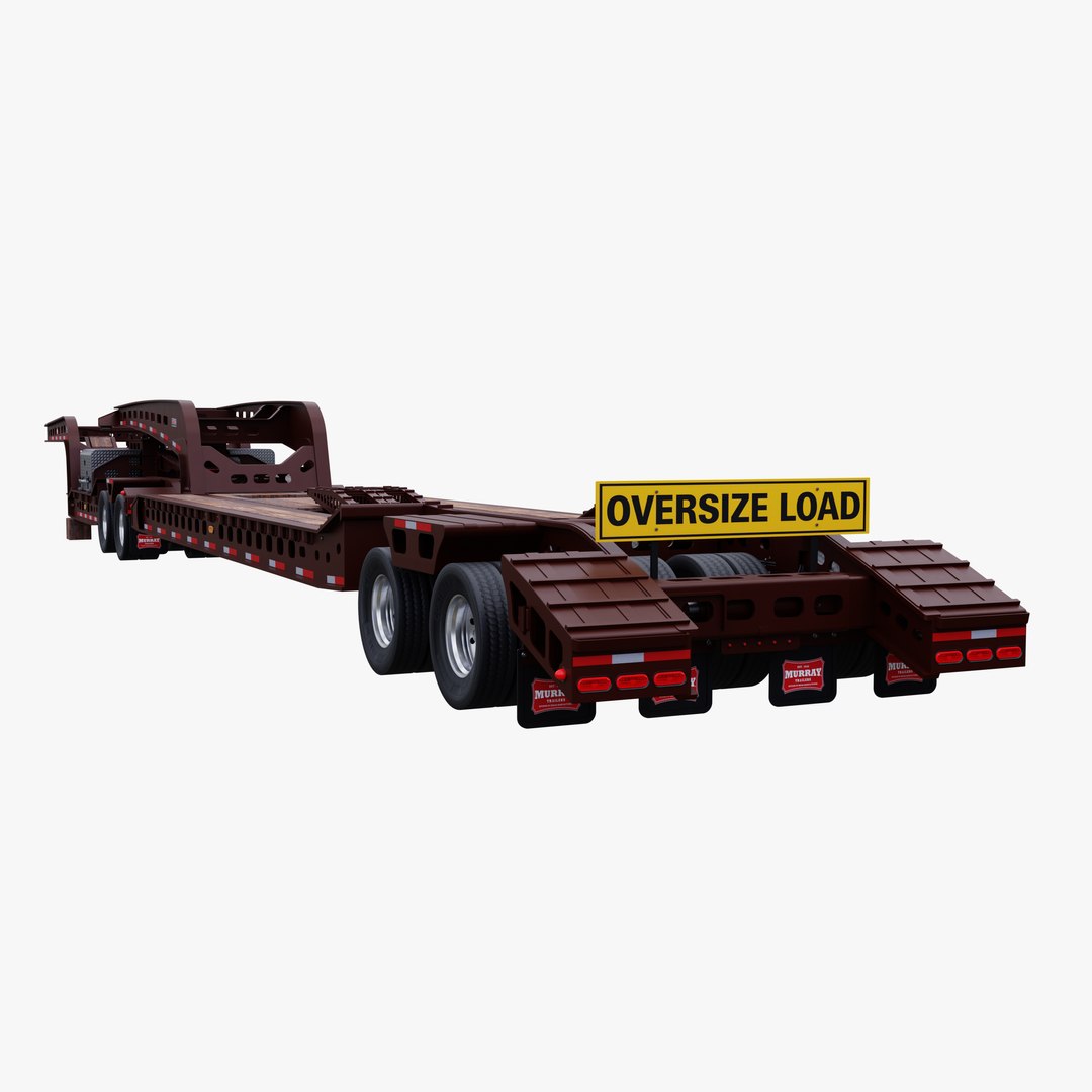 3D Murray LoadMaster Lowboy Set - TurboSquid 1956063