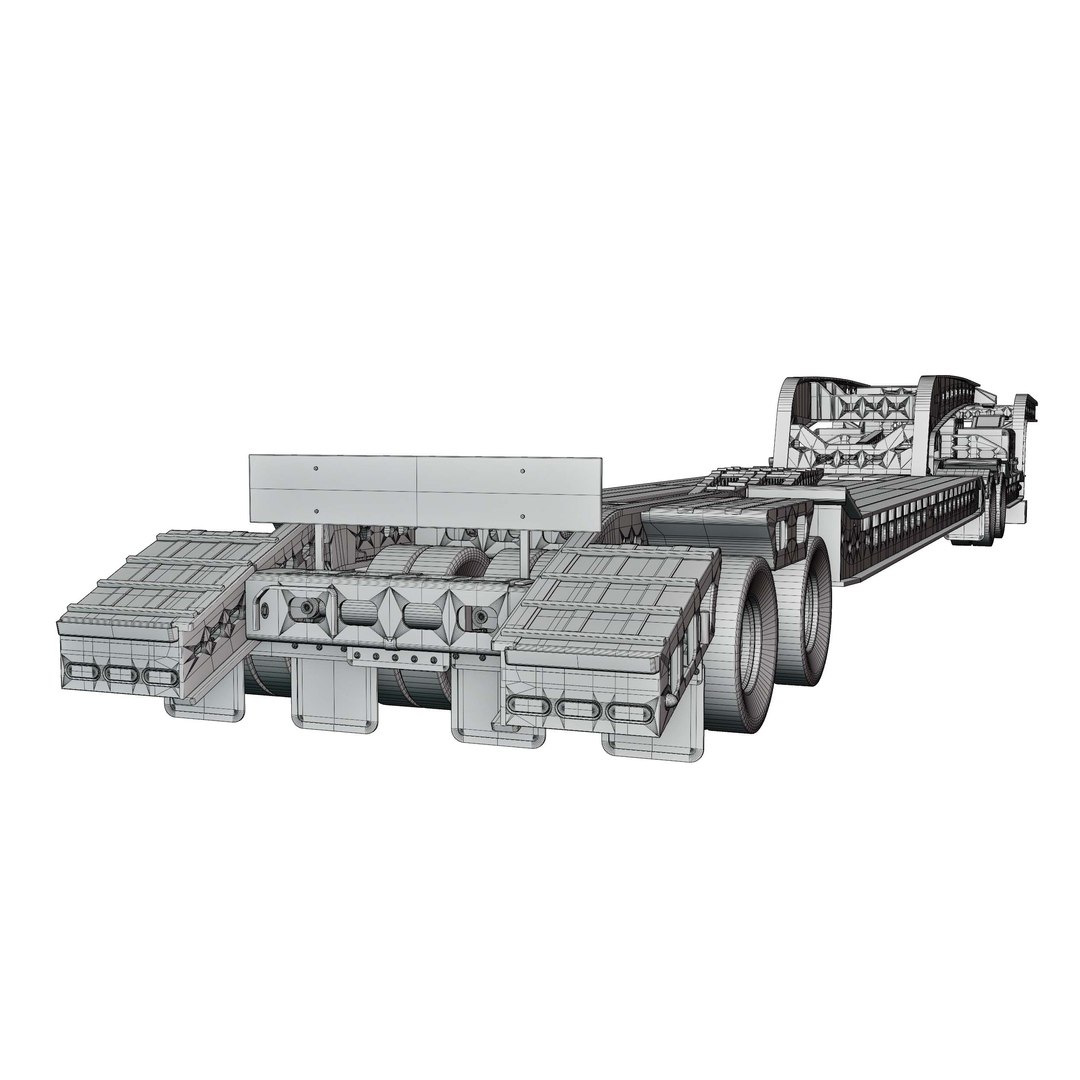 3D Murray LoadMaster Lowboy Set - TurboSquid 1956063