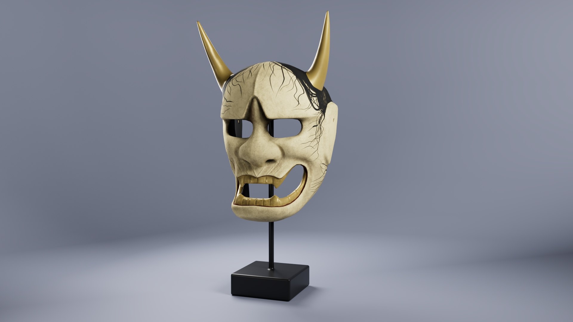 3D Hannya Demon Mask - TurboSquid 2175112
