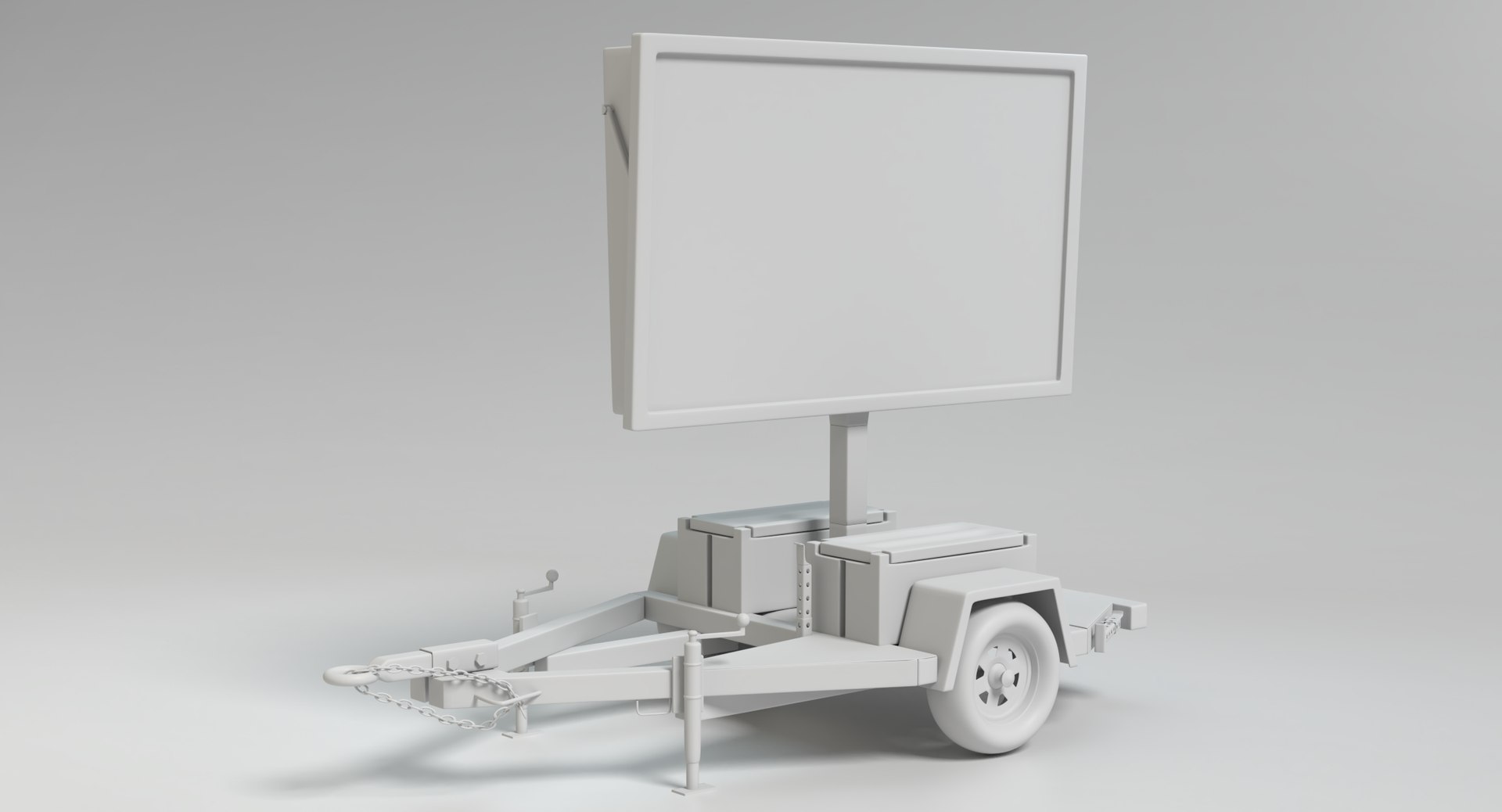 Electronic Traffic Sign 3D Model - TurboSquid 1252407