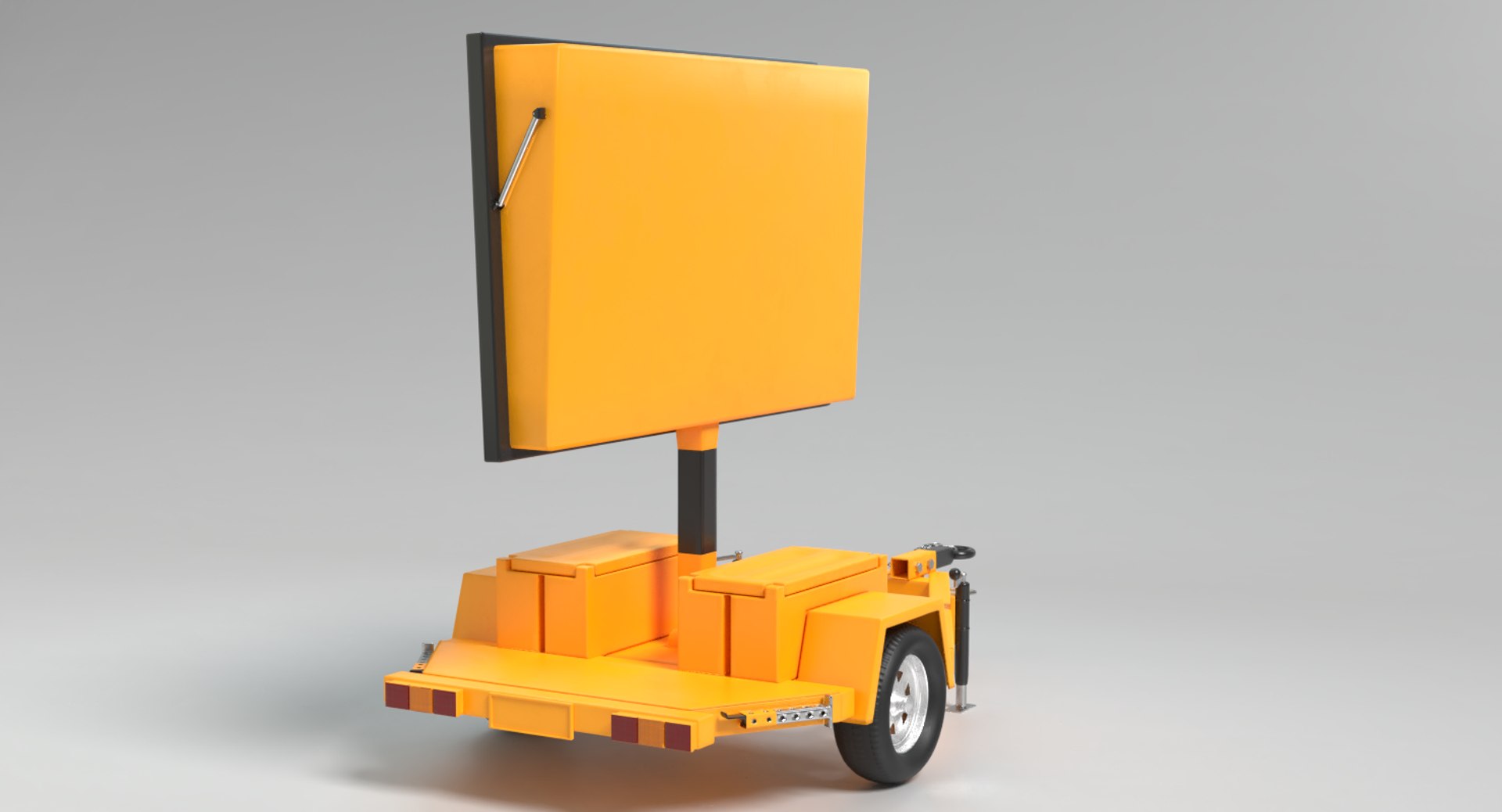 Electronic Traffic Sign 3D Model - TurboSquid 1252407