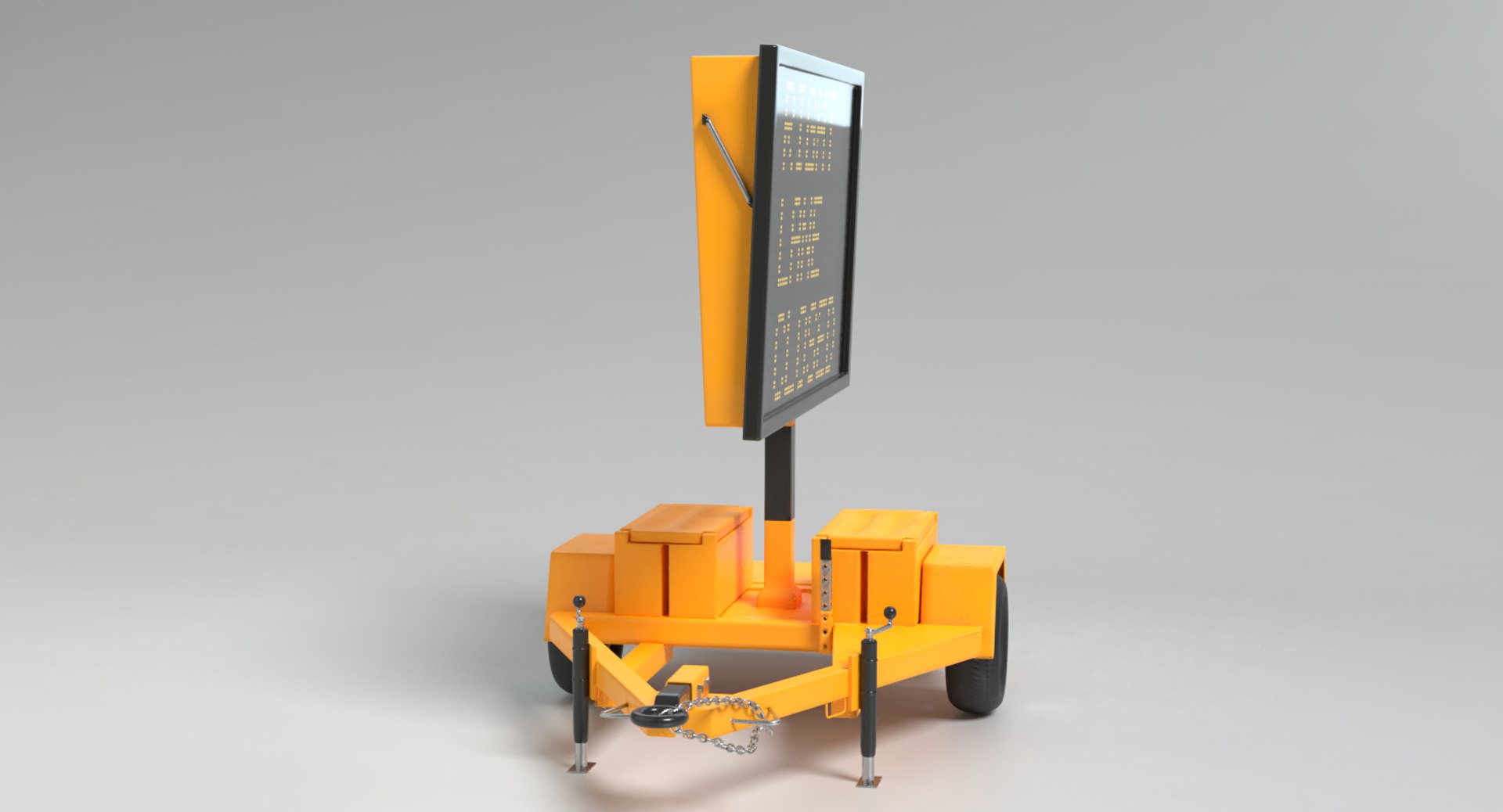 Electronic Traffic Sign 3D Model - TurboSquid 1252407