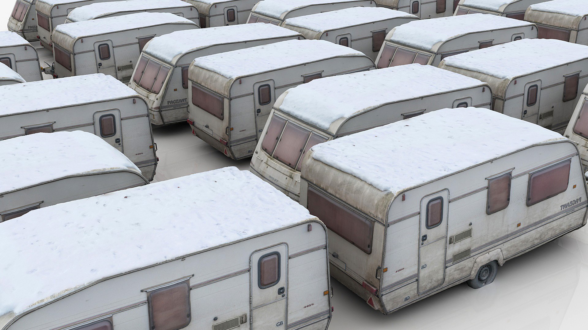 3d caravan van