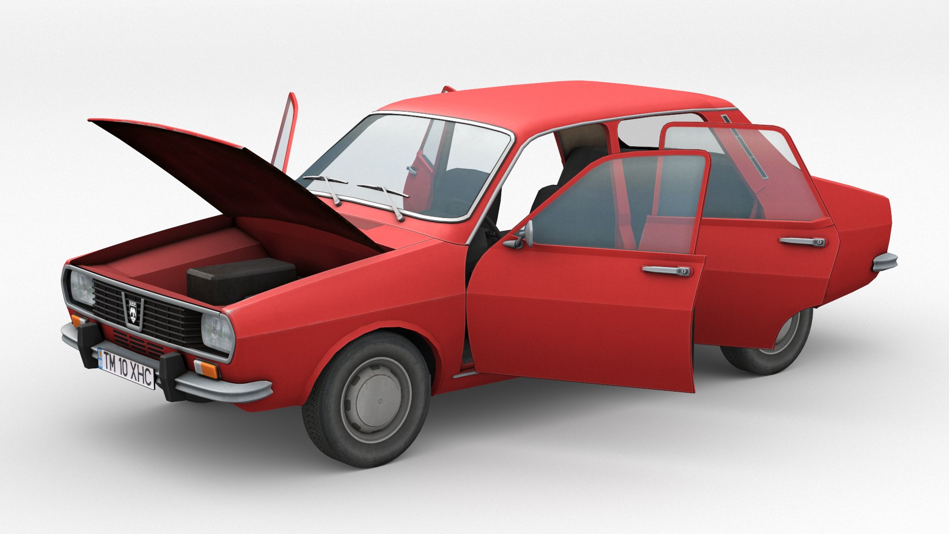 Dacia 1300 3D Model - TurboSquid 1829243