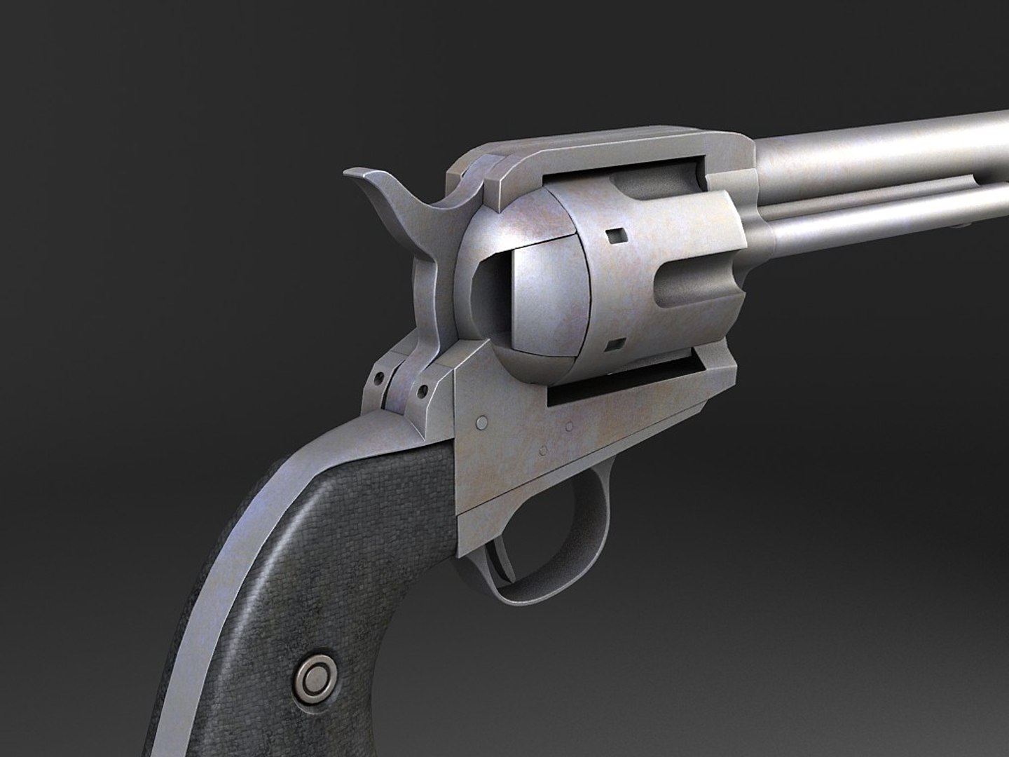 3d model colt peacemaker revolver