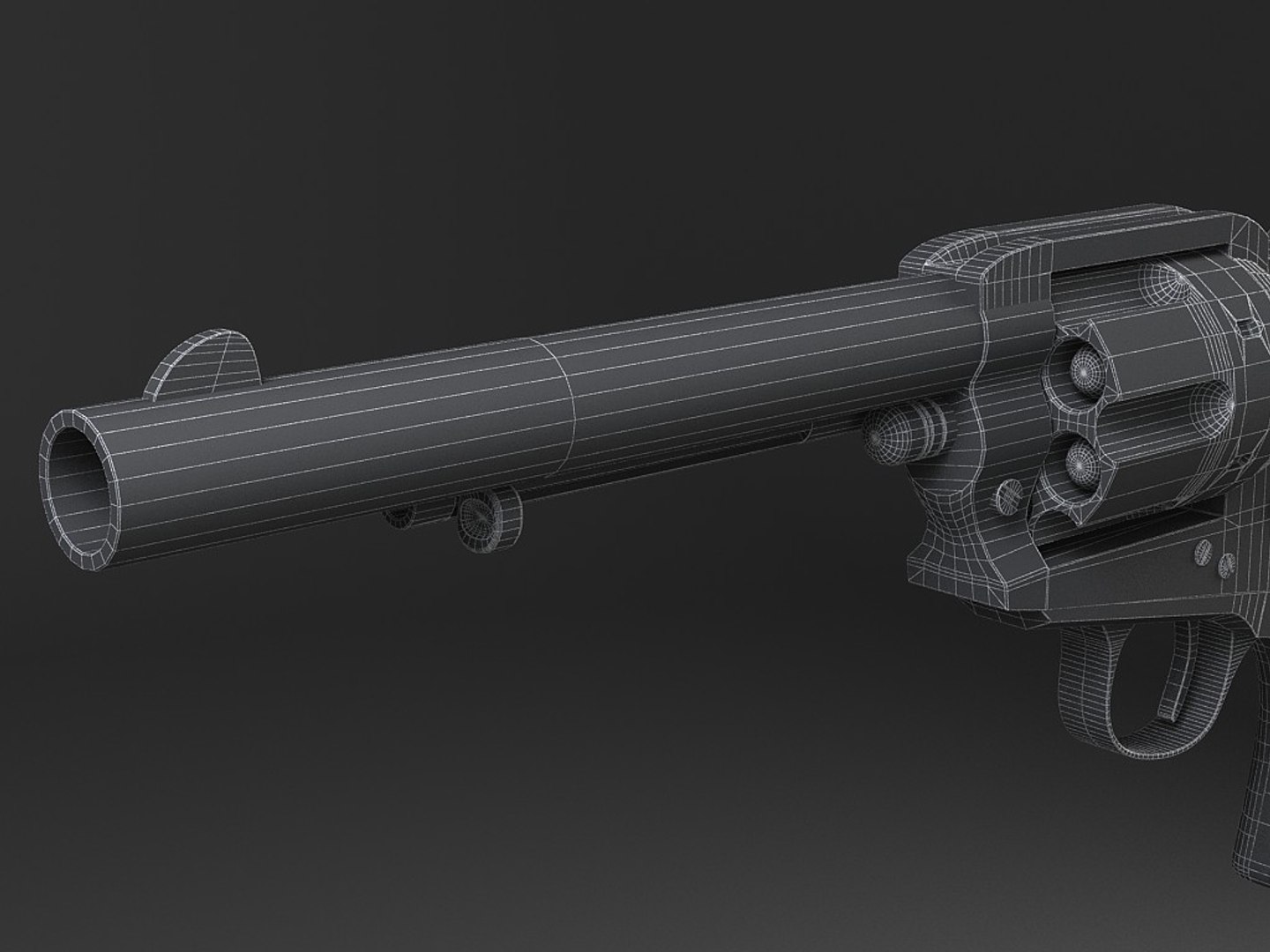 3d model colt peacemaker revolver