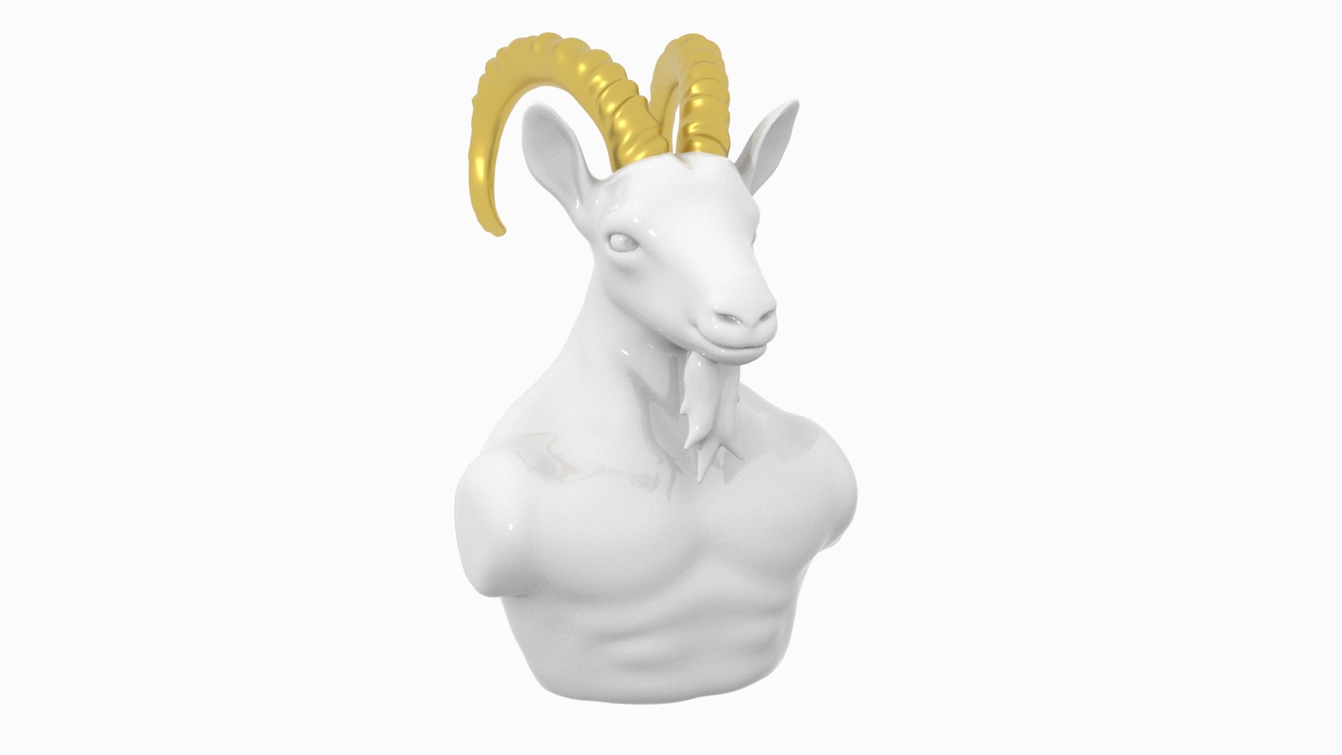 Free Goatman Sculpture Model - TurboSquid 2149473