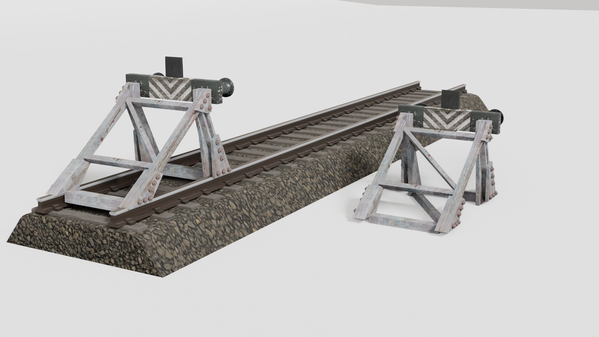 3D Railway buffer - TurboSquid 2090584