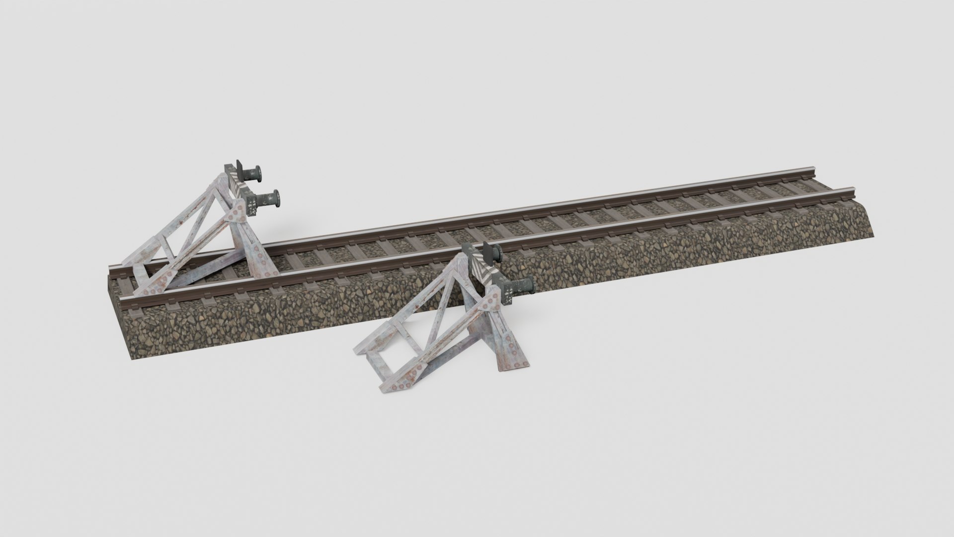 3D Railway buffer - TurboSquid 2090584