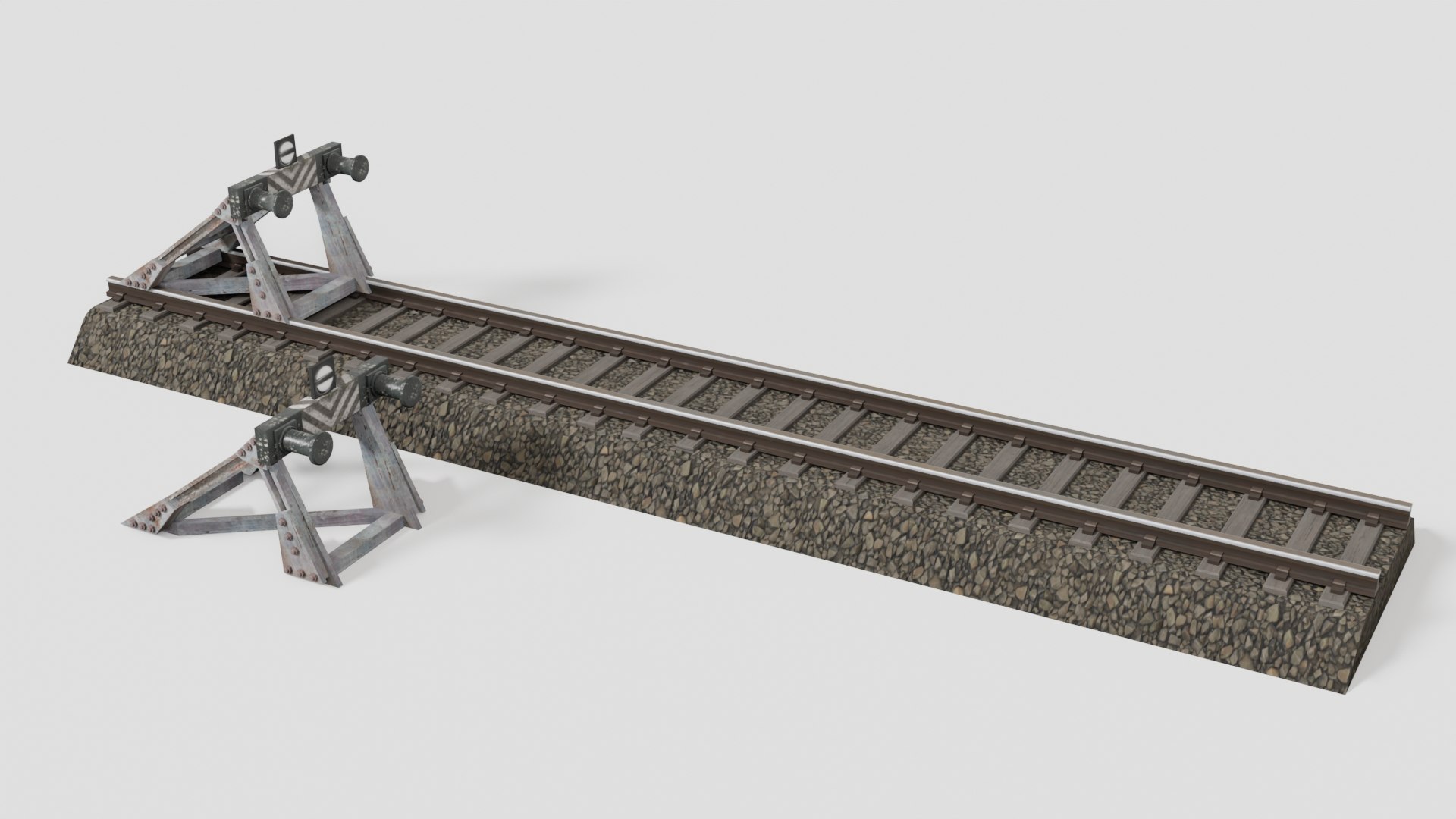 3D Railway buffer - TurboSquid 2090584