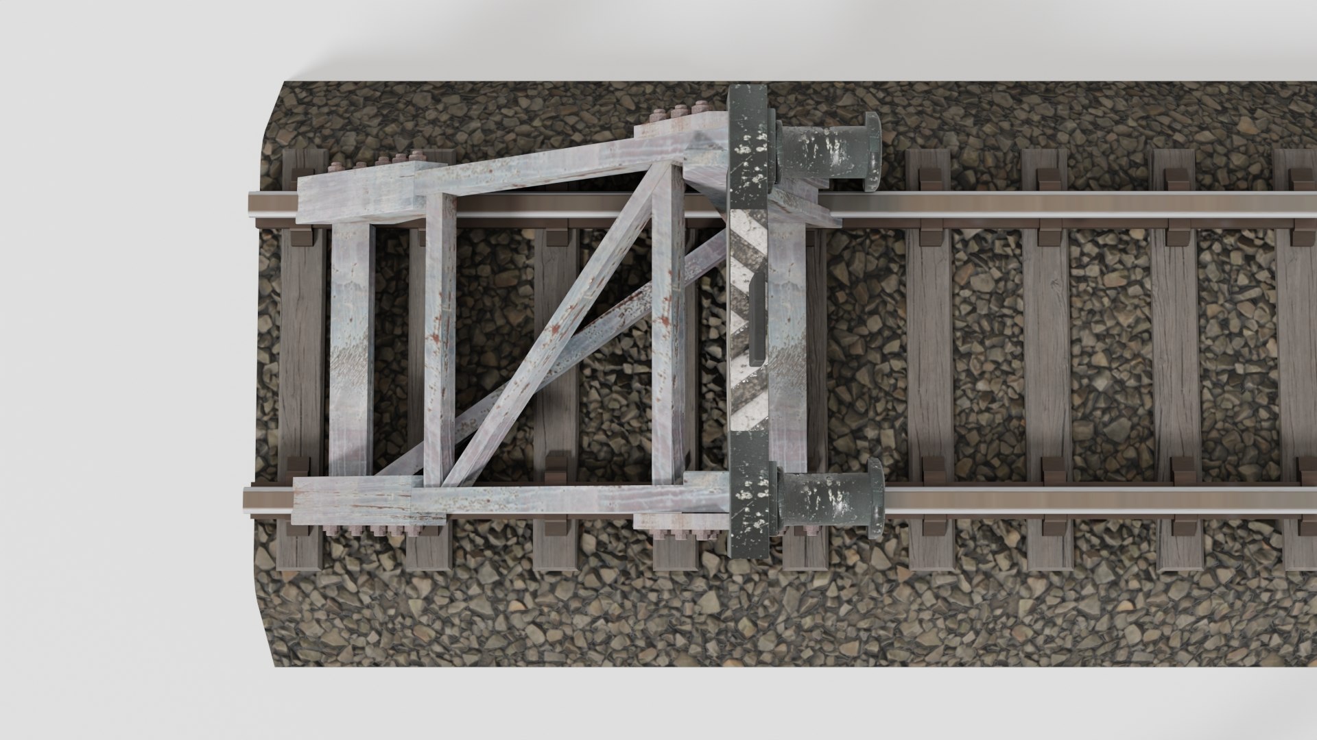 3D Railway buffer - TurboSquid 2090584