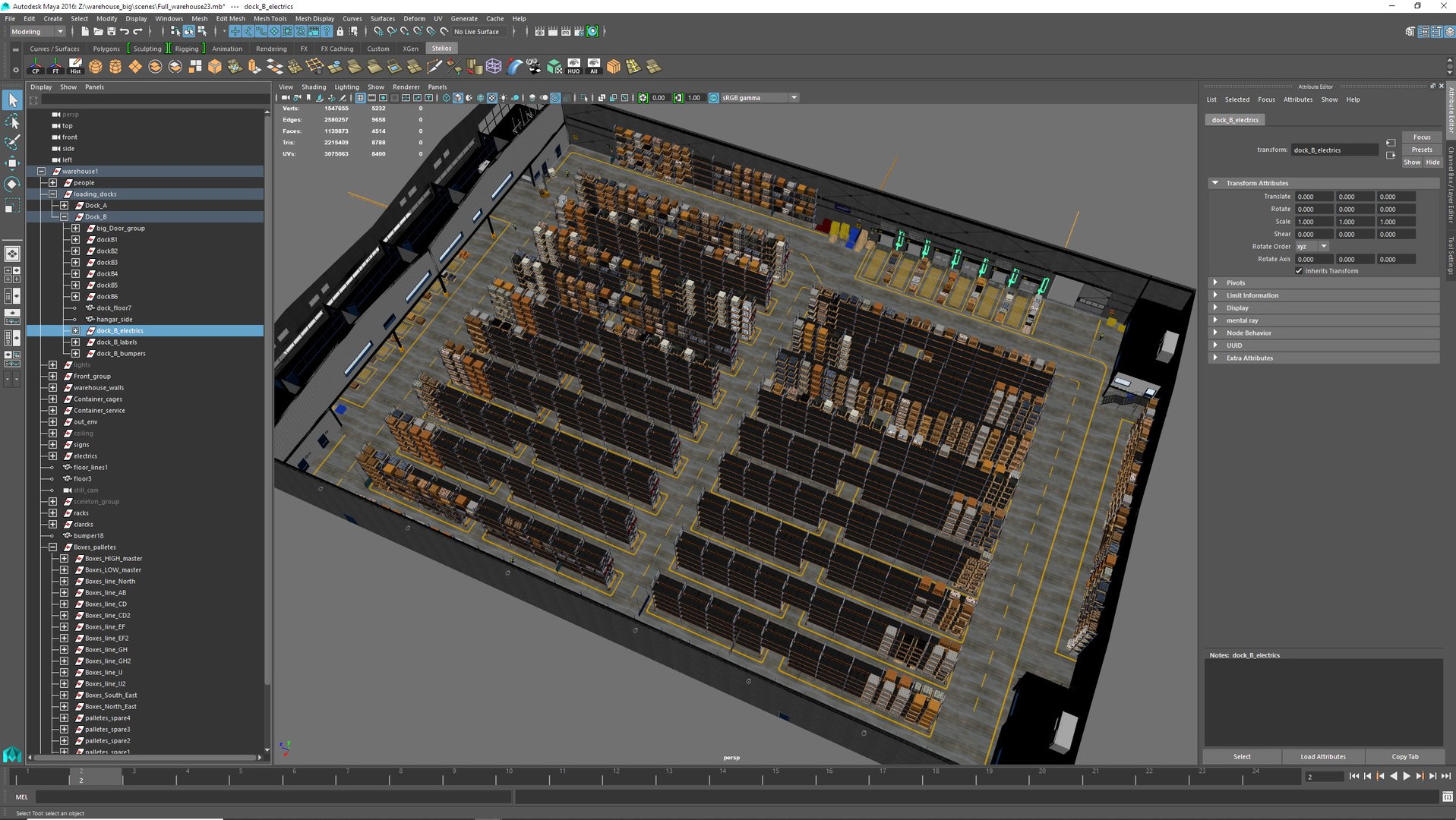 Big Full Warehouse 3D model - TurboSquid 1759997