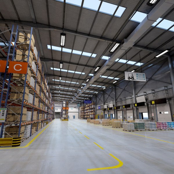 warehouse scene max
