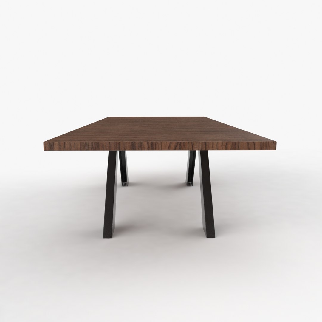 Modern Dinner Table 3D Model - TurboSquid 1377500