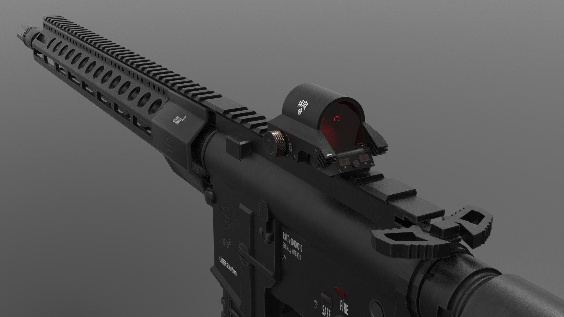 3D Cybergun Arms Red Dot VR - TurboSquid 1879976