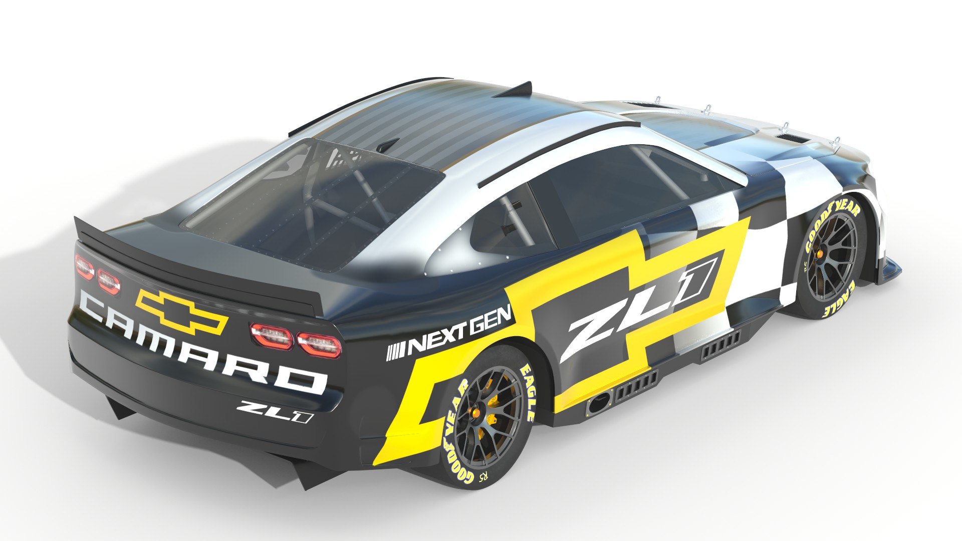Chevrolet Camaro ZL1 Nascar Nextgen 2022 3D Model - TurboSquid 2141707