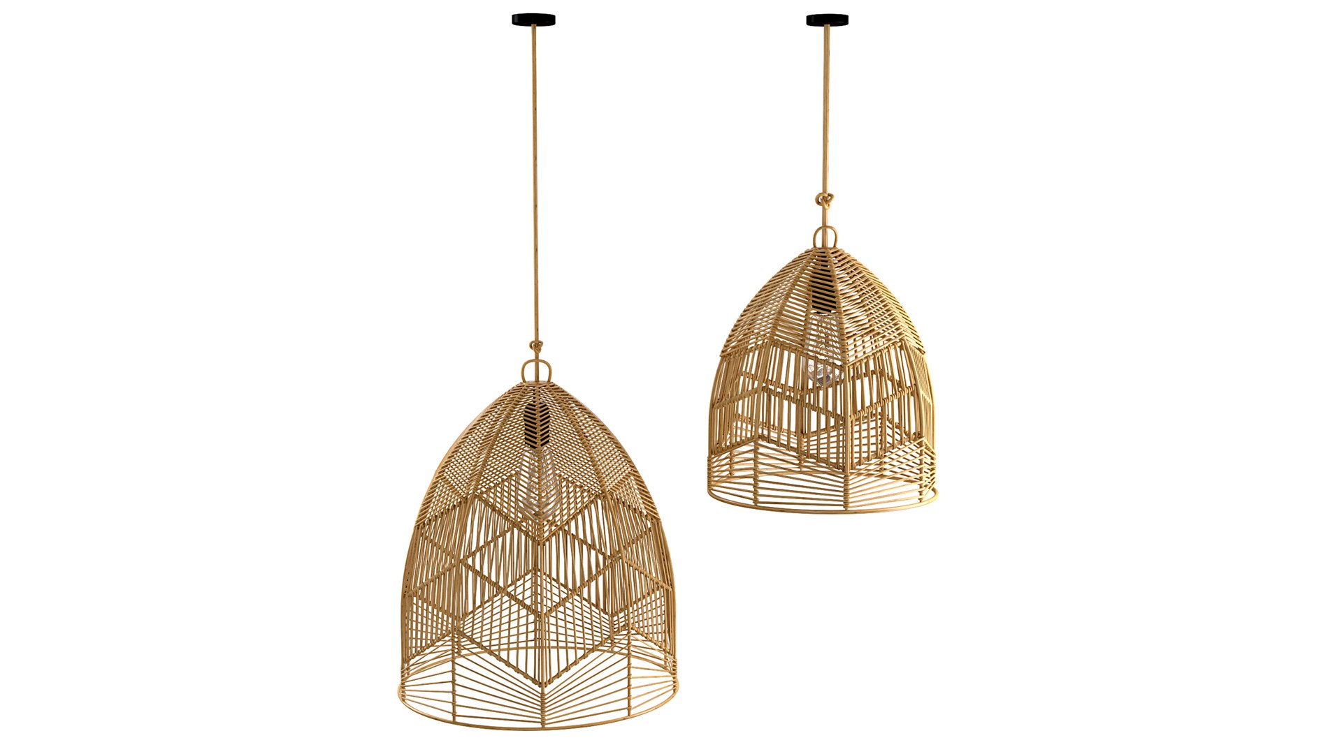 3D Bazar Bizar Bala Pendant Natural L Model - TurboSquid 2062518