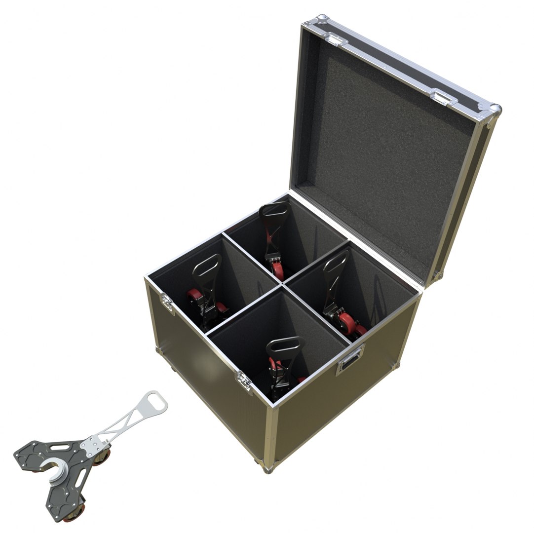 Air Jack Scates Case 3D Model - TurboSquid 2209460