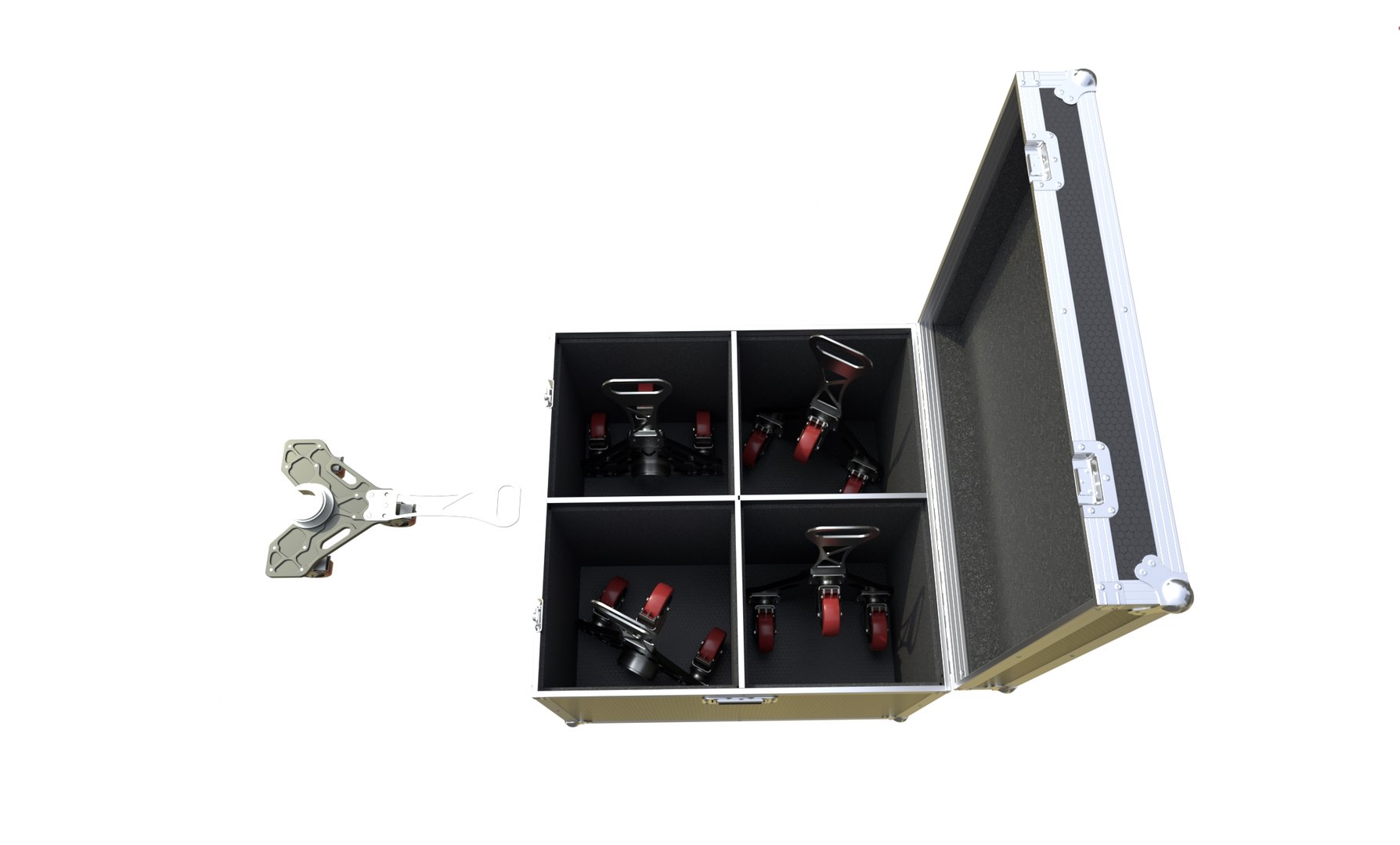 Air Jack Scates Case 3D Model - TurboSquid 2209460