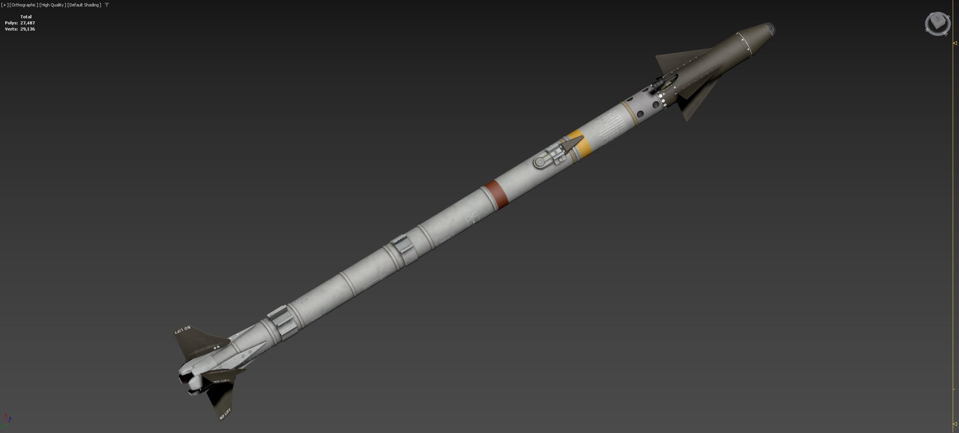 AIM-9X 3D Model - TurboSquid 2294125