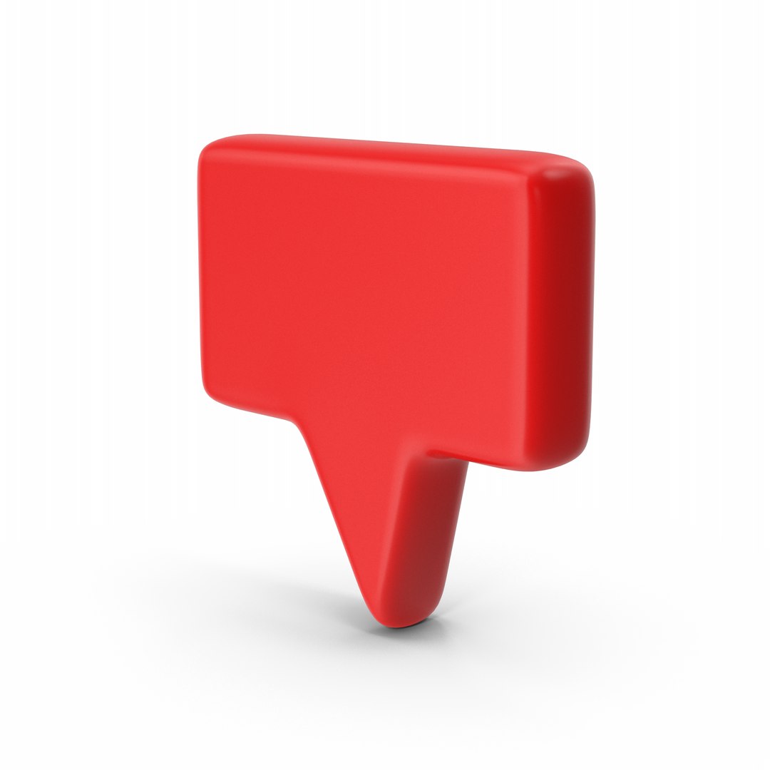 3D Social Media Banner 0 Likes model - TurboSquid 2168736