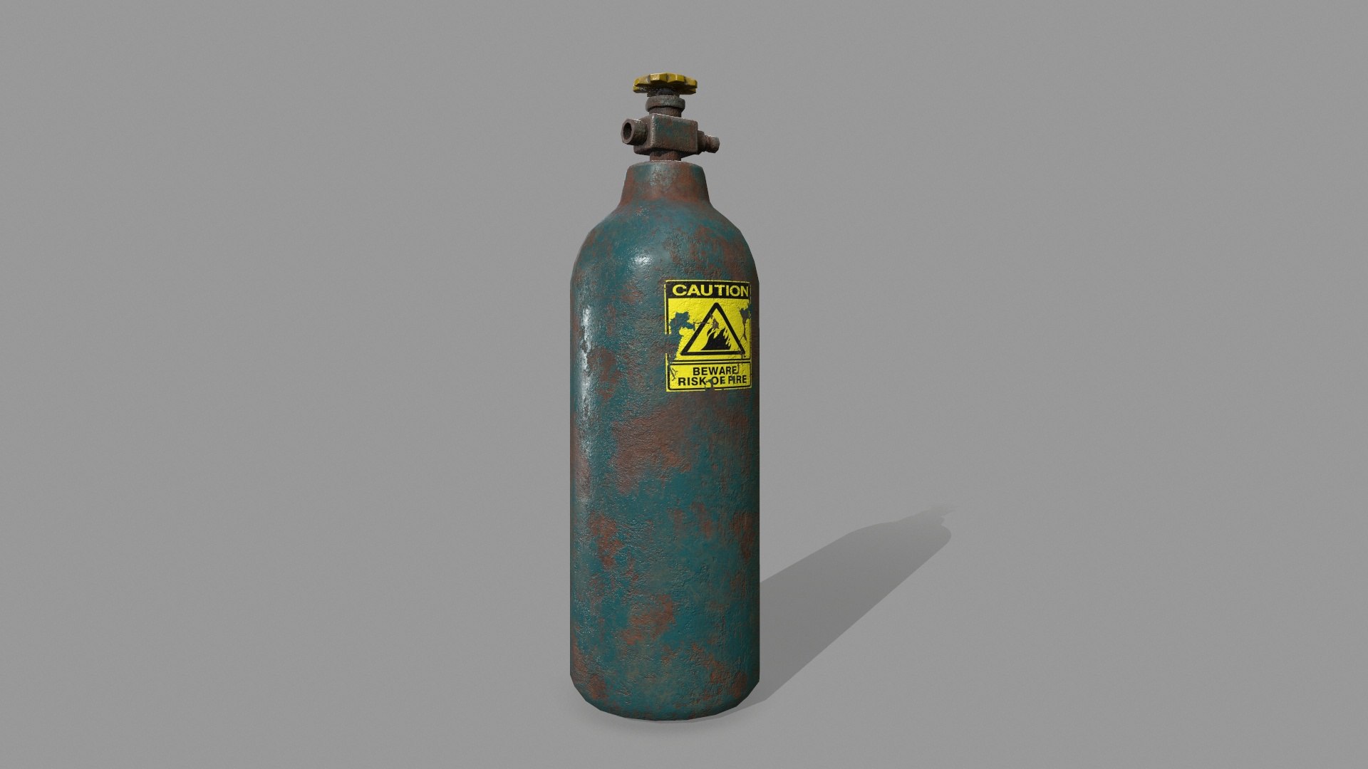 3D Oxygen Tank Model - TurboSquid 1522454