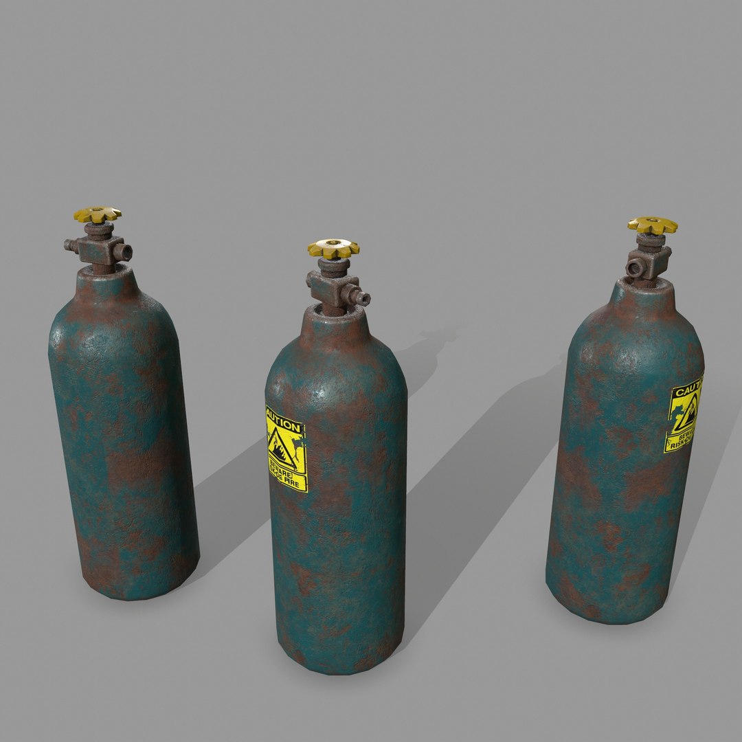 3D Oxygen Tank Model - TurboSquid 1522454