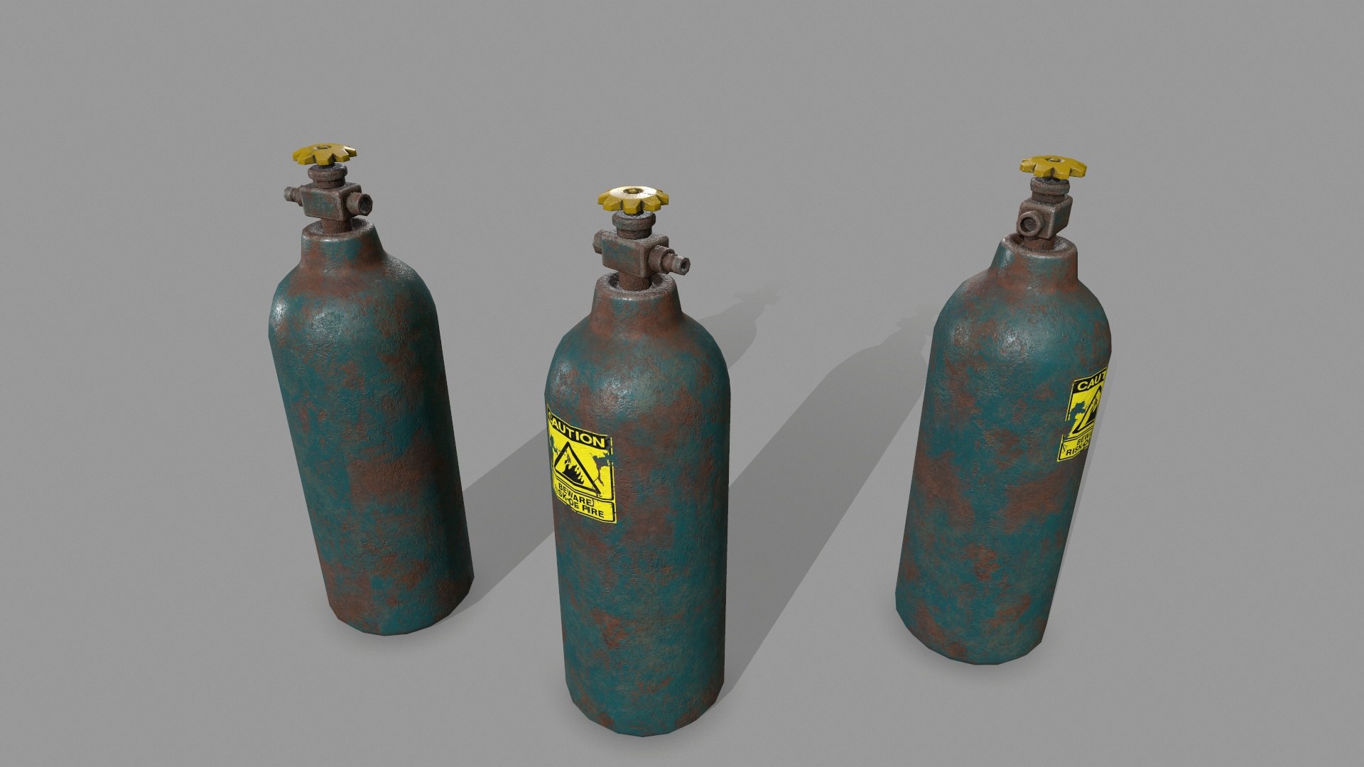 3D Oxygen Tank Model - TurboSquid 1522454