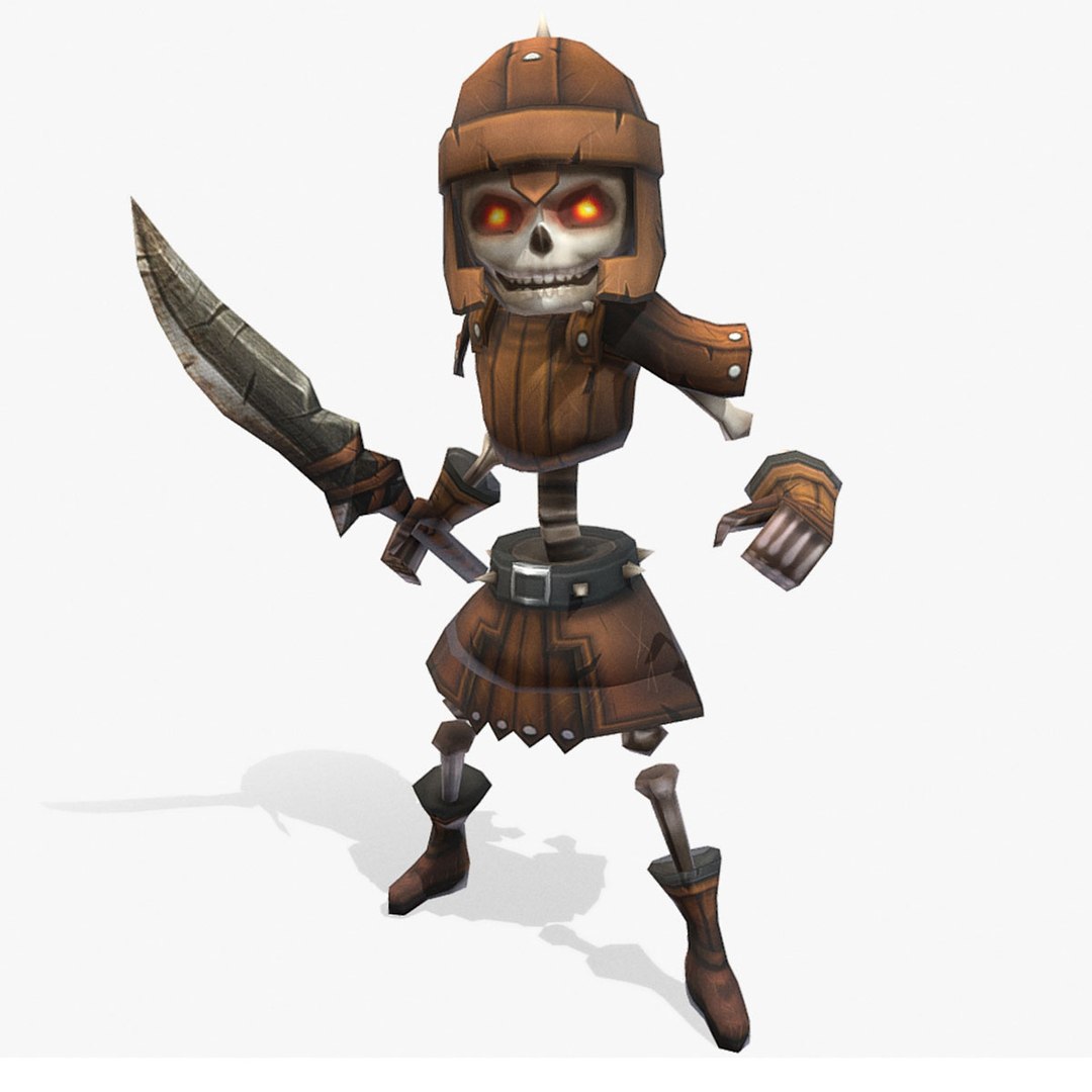 Casual RPG Monster - 23 Skeleton model - TurboSquid 2012160