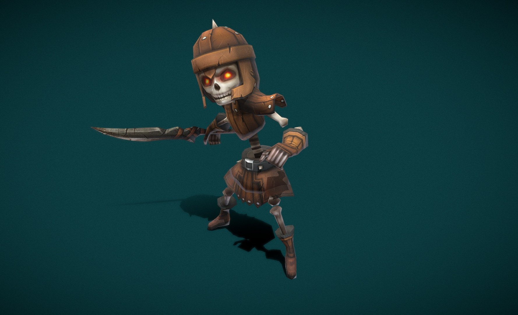 Casual RPG Monster - 23 Skeleton Model - TurboSquid 2012160