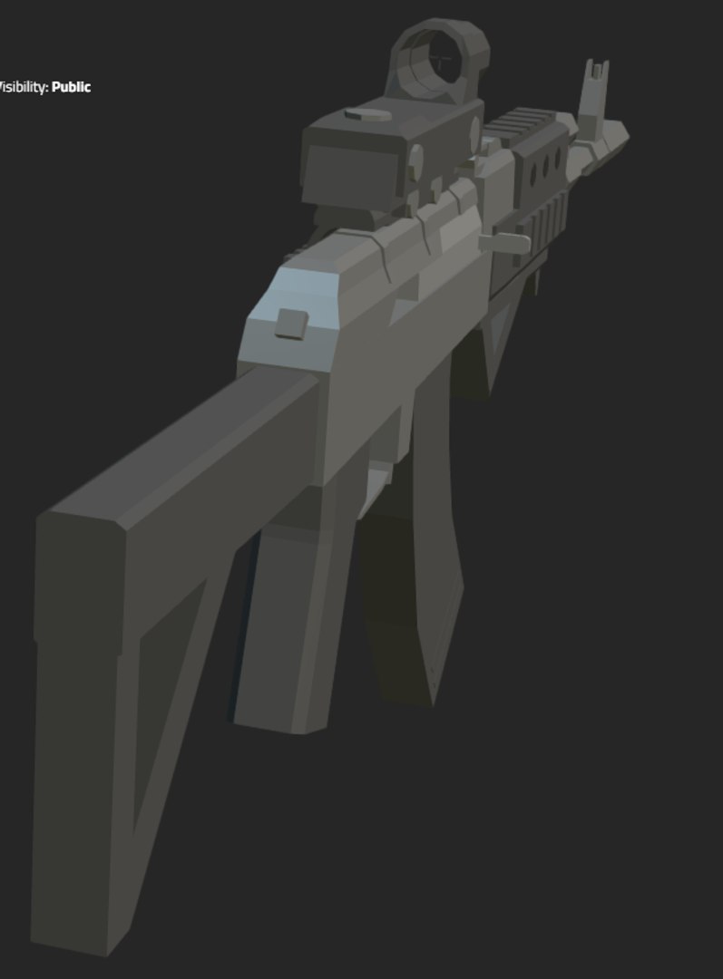 Low Poly Tactical AKM 3D Model - TurboSquid 2192638