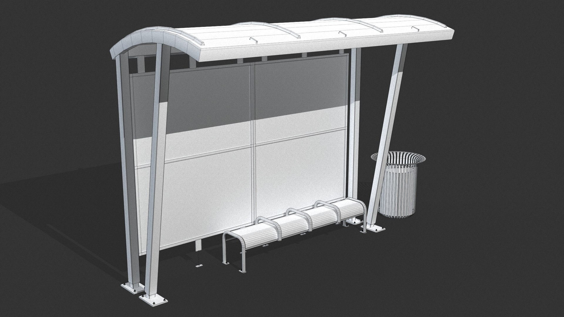 3D model Bus Stop in Orlando - TurboSquid 1809691