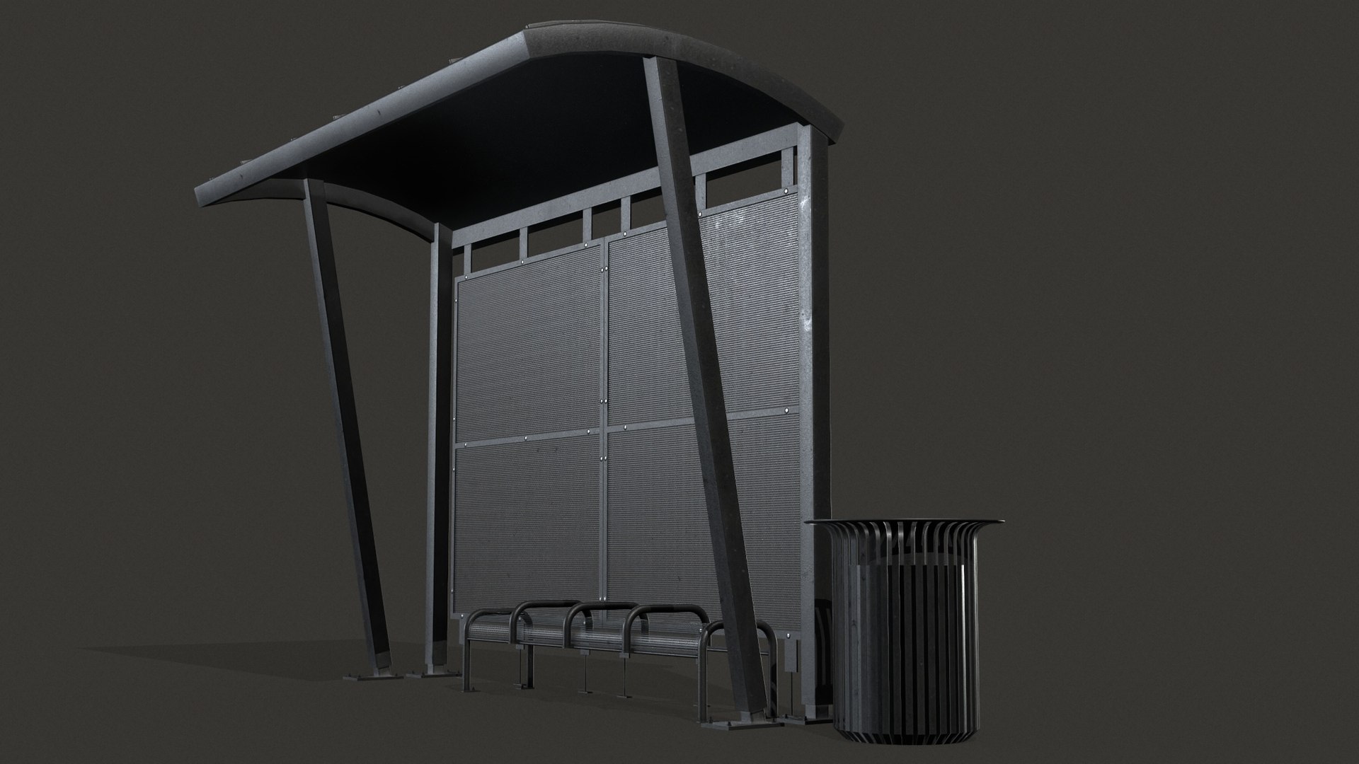 3D model Bus Stop in Orlando - TurboSquid 1809691