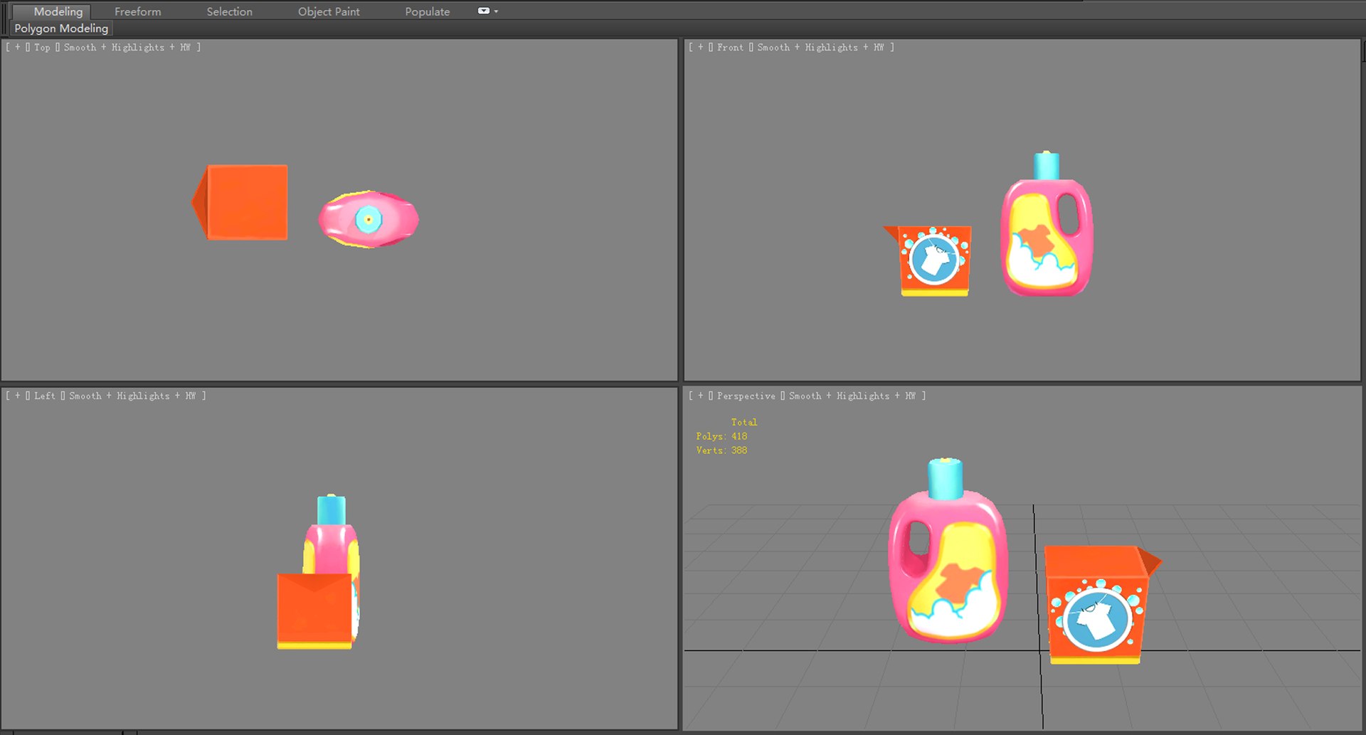 Washing Powder Liquid 3D Model - TurboSquid 1699184