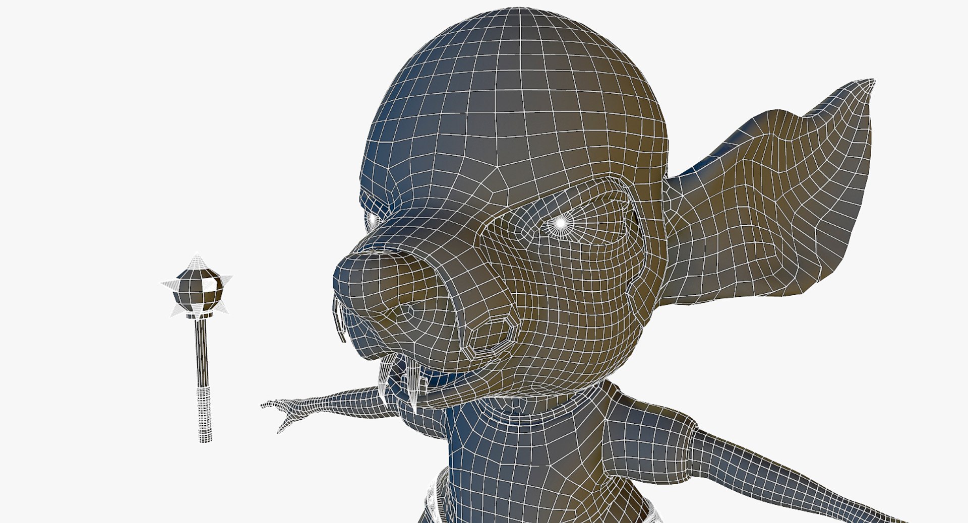 3d Max Rat Helmet Armor