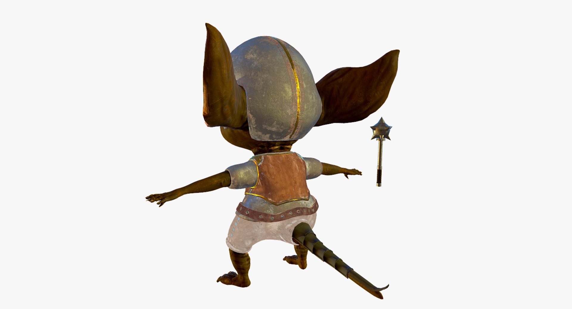 3d Max Rat Helmet Armor