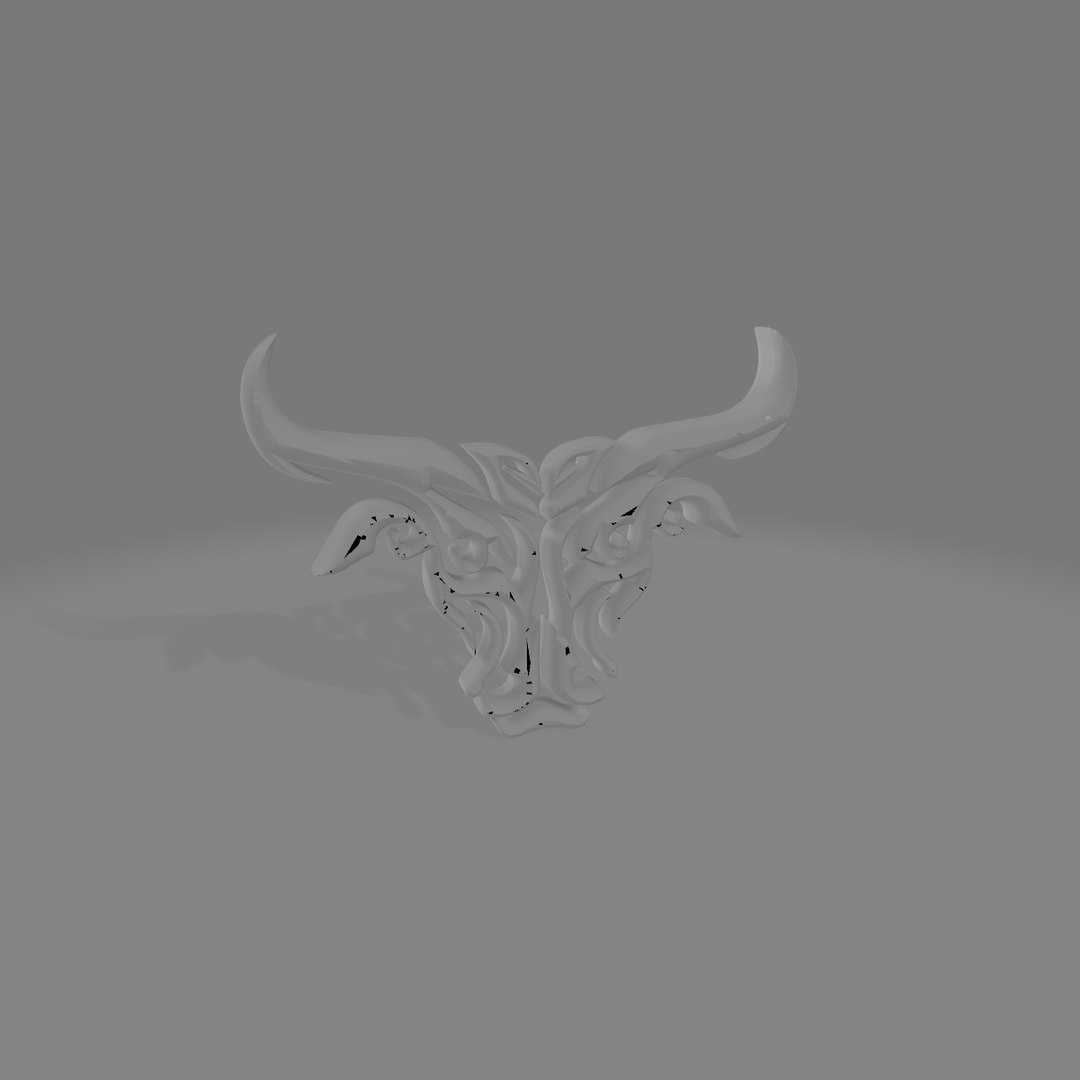 3D 3d Bull Stock Market Model Wireframe Model - TurboSquid 1990431