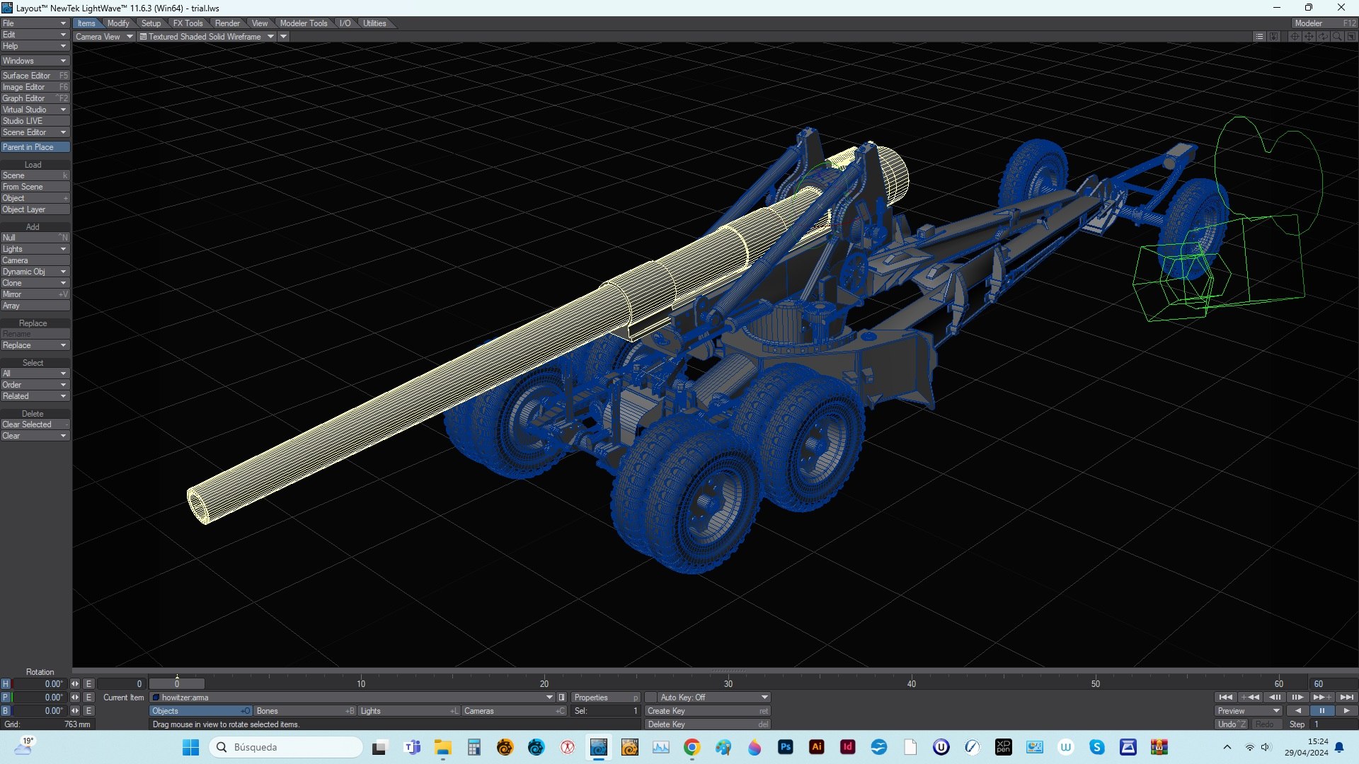 M1 M59 155 Mm Long Tom Howitzer 3D Model - TurboSquid 2222156