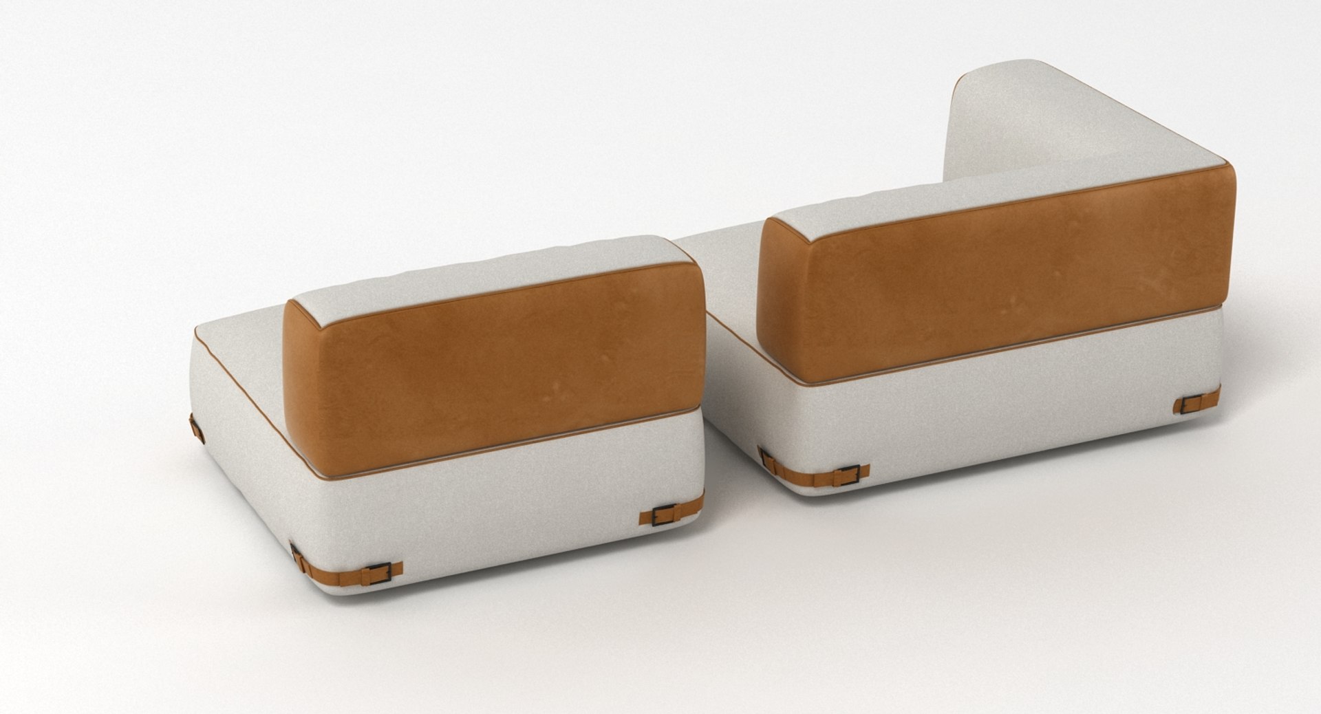 Fendi Soho Sofa Set 3d Max