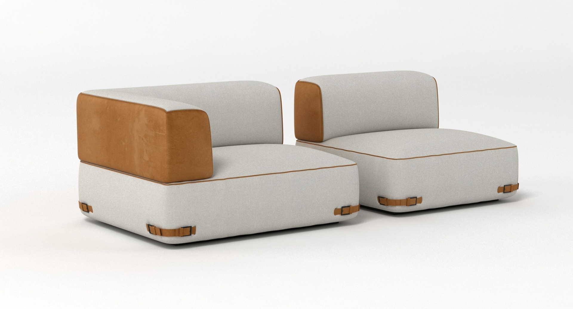 fendi soho sofa set 3d max