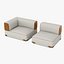 Fendi Soho Sofa Set 3d Max