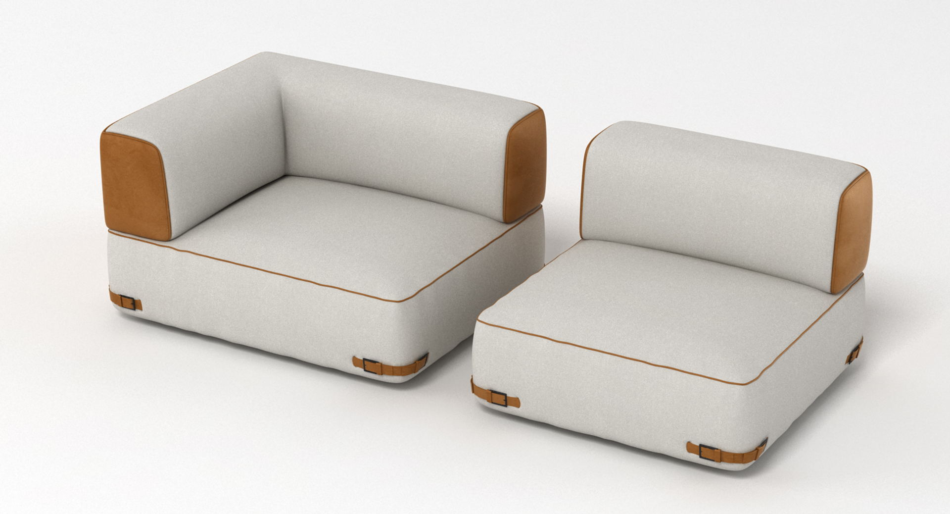 fendi soho sofa set 3d max